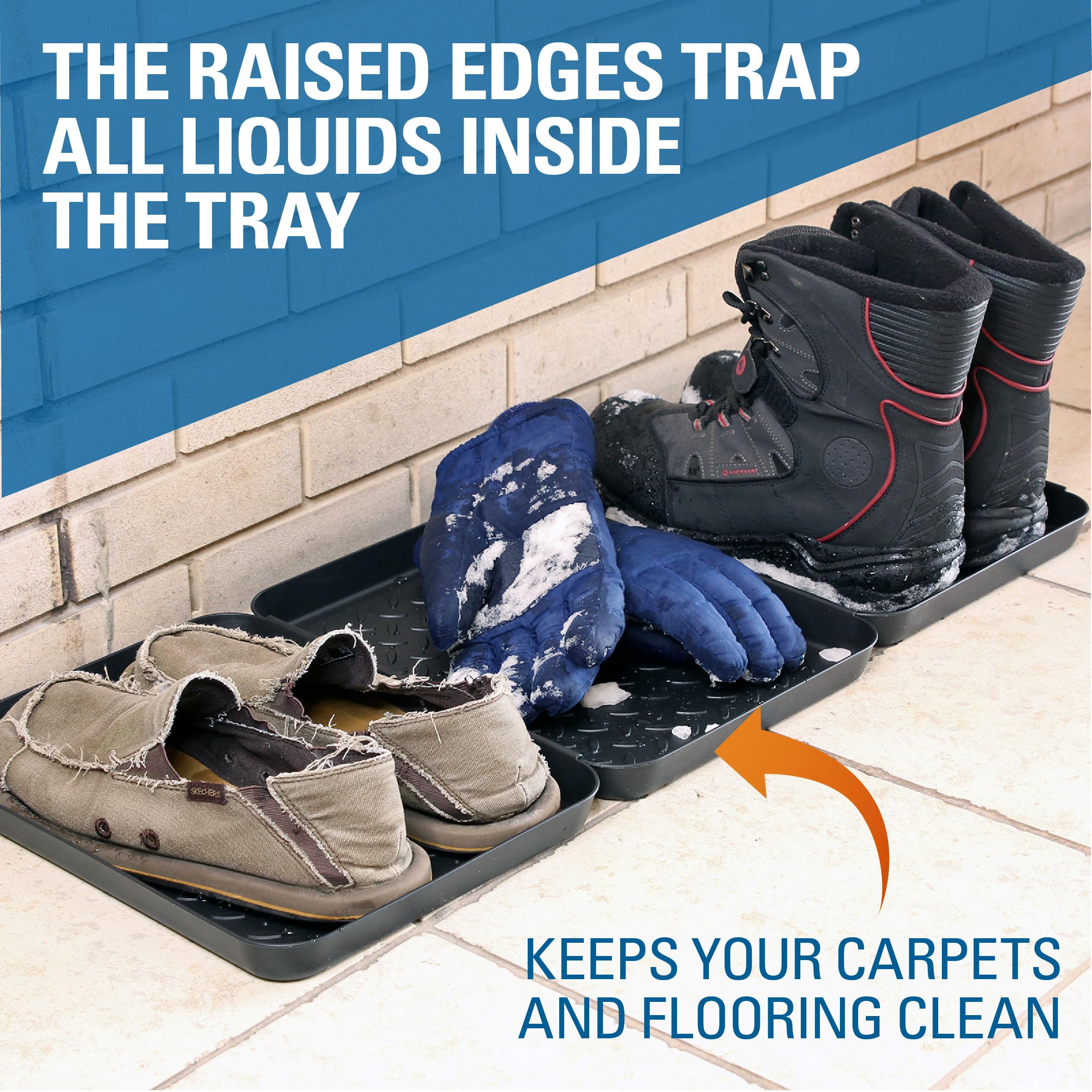 Snapklik.com : SubZero 12555 Customizable Winter Boot Tray