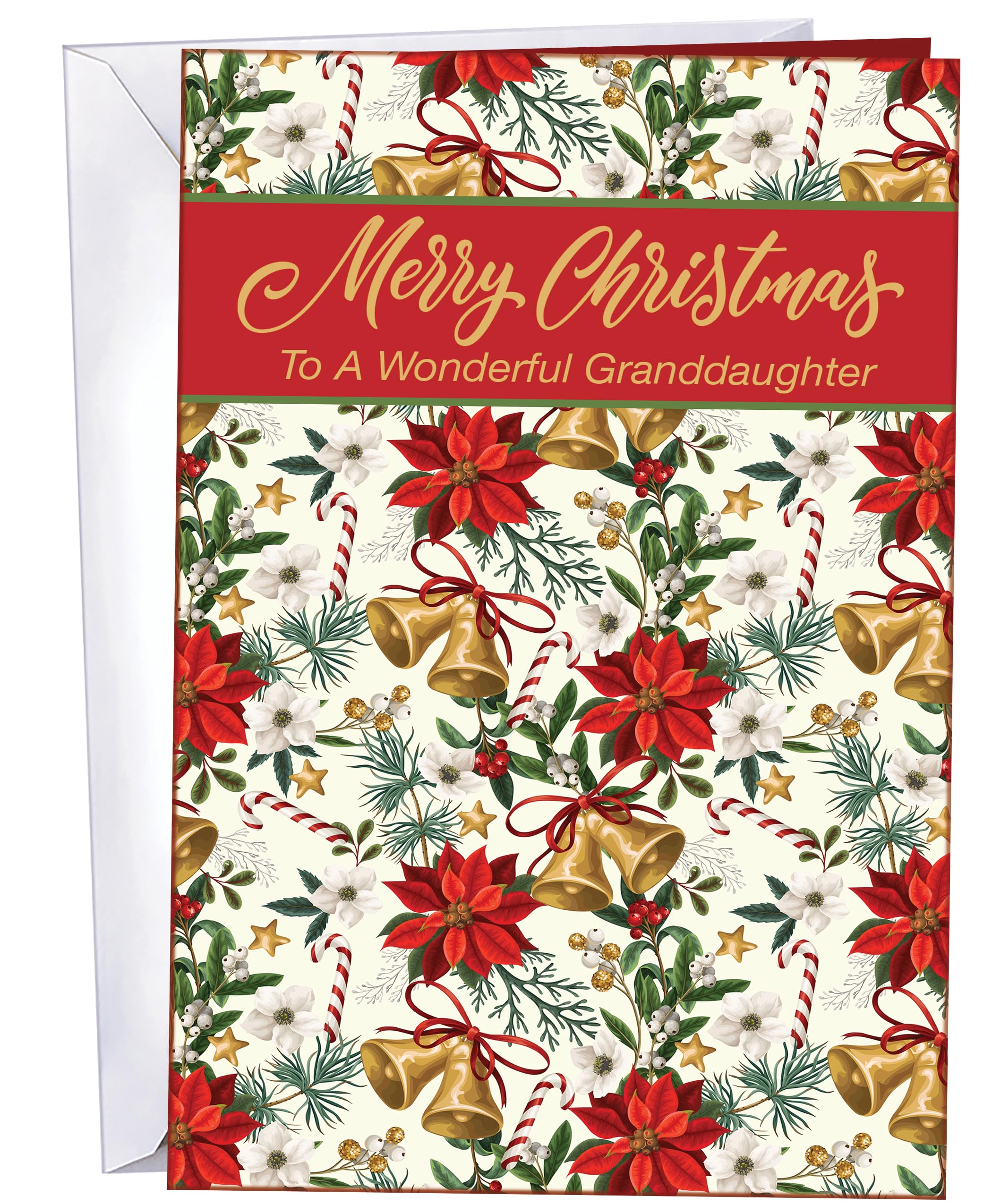 Amazon.com : Chuck's Card-O-Rama - Granddaughter Christmas Card - MADE ...