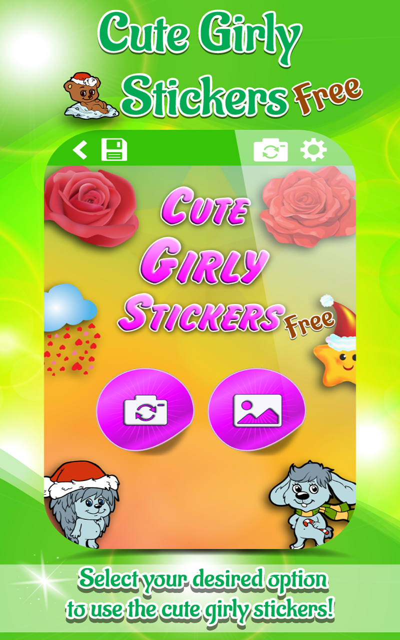 Cute girly stickers free - App on Amazon Appstore