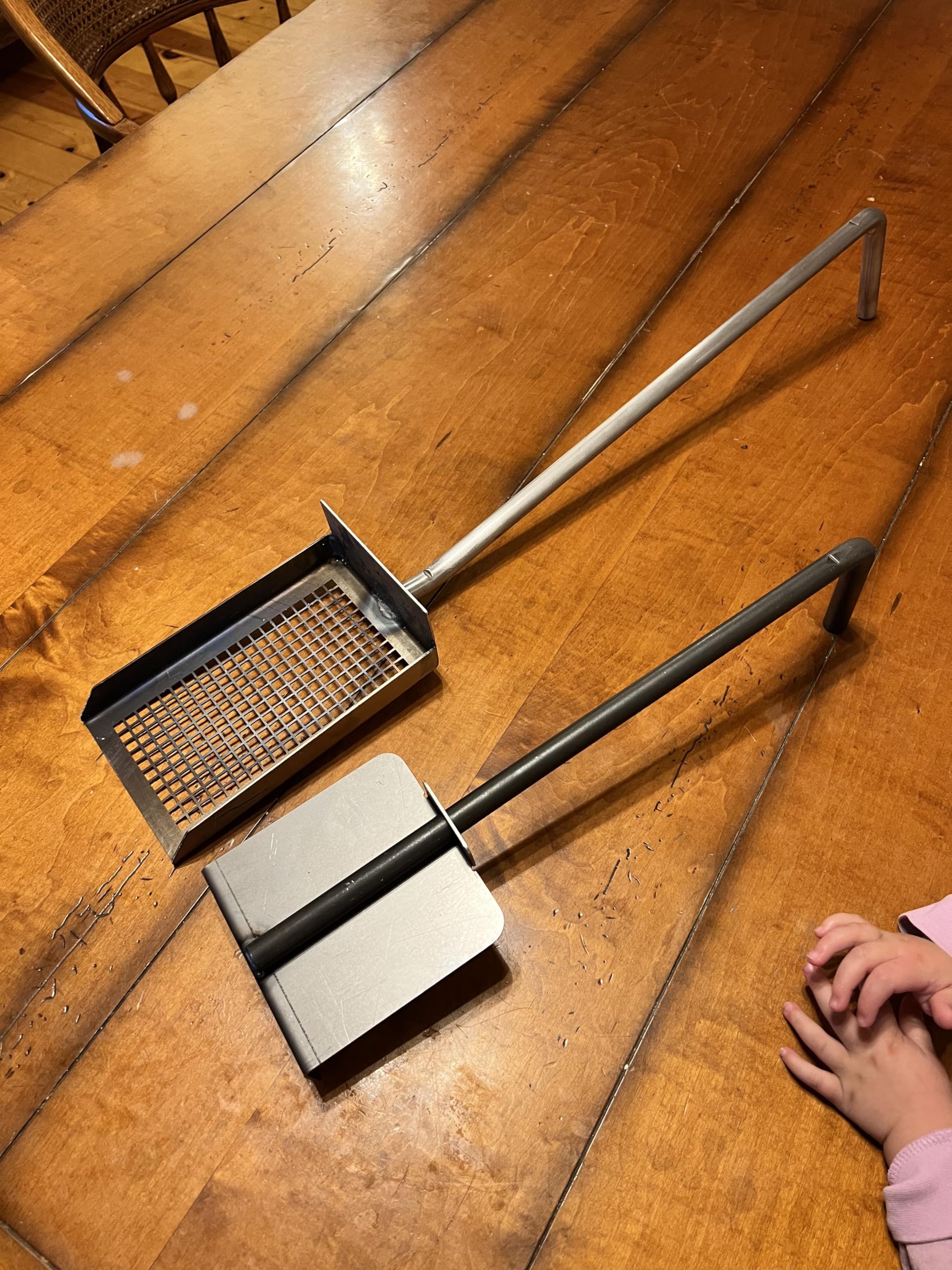 Amazon.com: Wood Fire Ash Ember Sifter and Scraper | Coal Saver | Coal ...