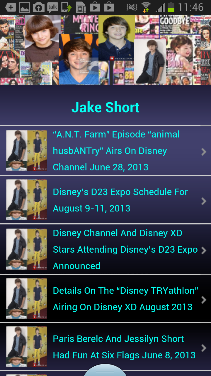 My Fan App : Jake Short Kindle Edition - App on Amazon Appstore