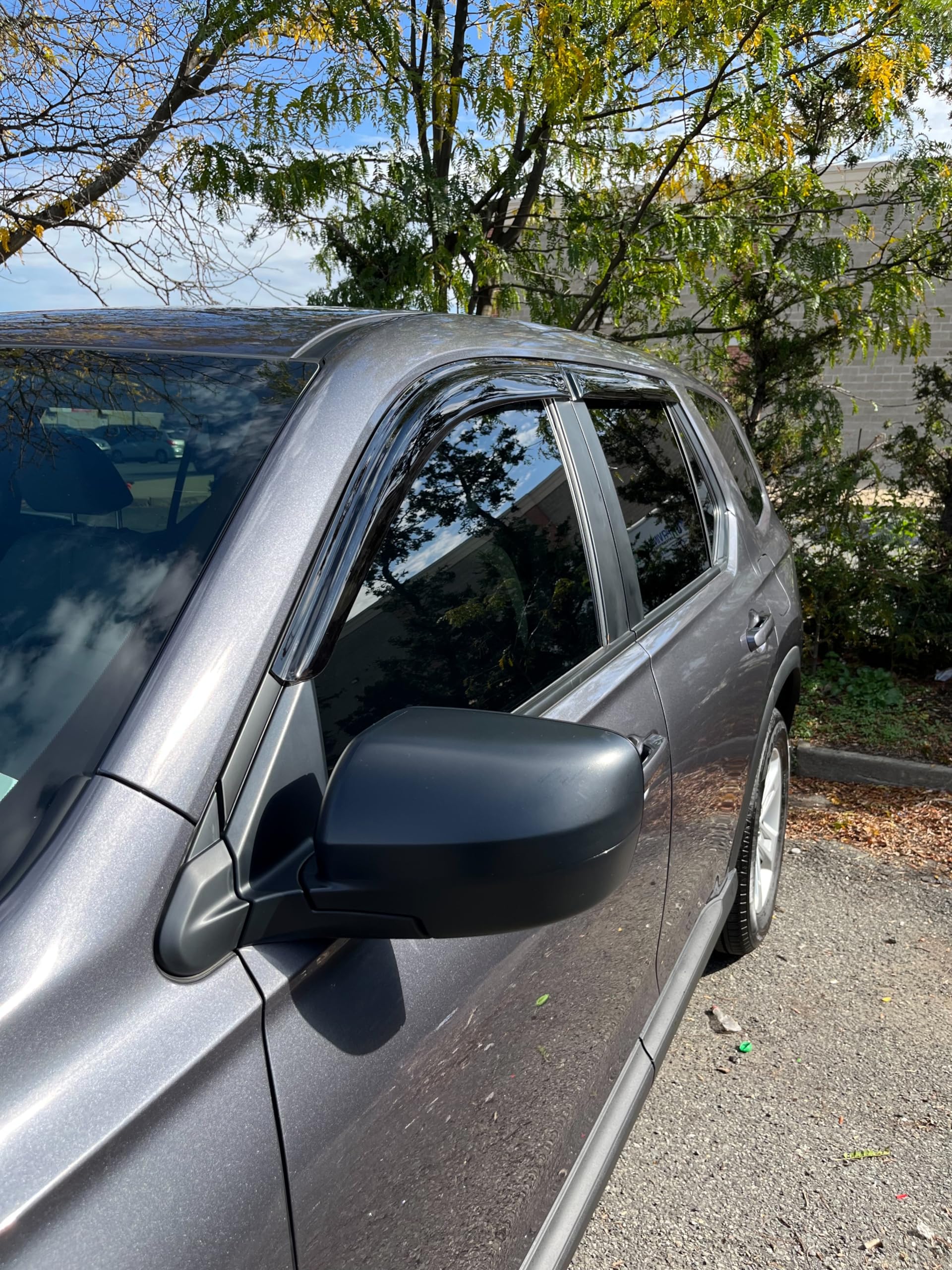 Snapklik.com : 2023-2025 Tape-On Rain Guards For Honda Pilot Side ...