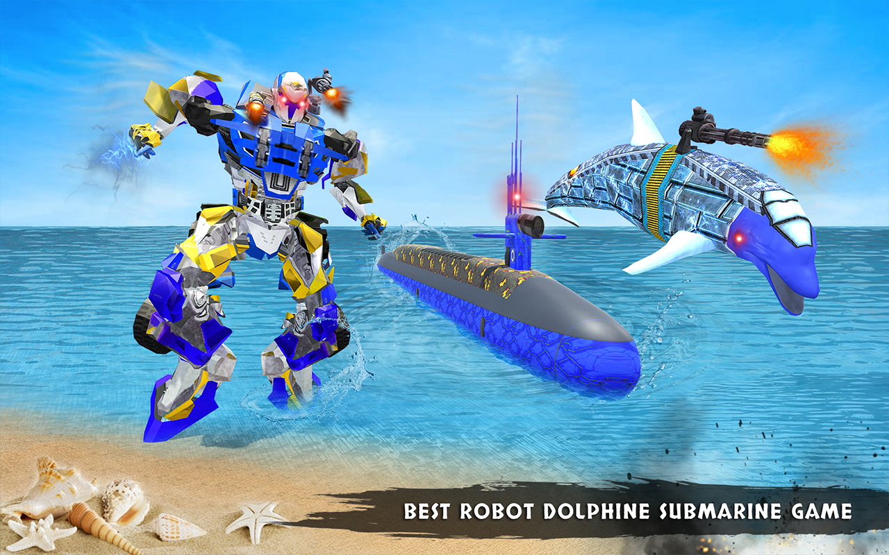 Robot Dolphin Transform Submarine: Army Robot Game - App on Amazon Appstore