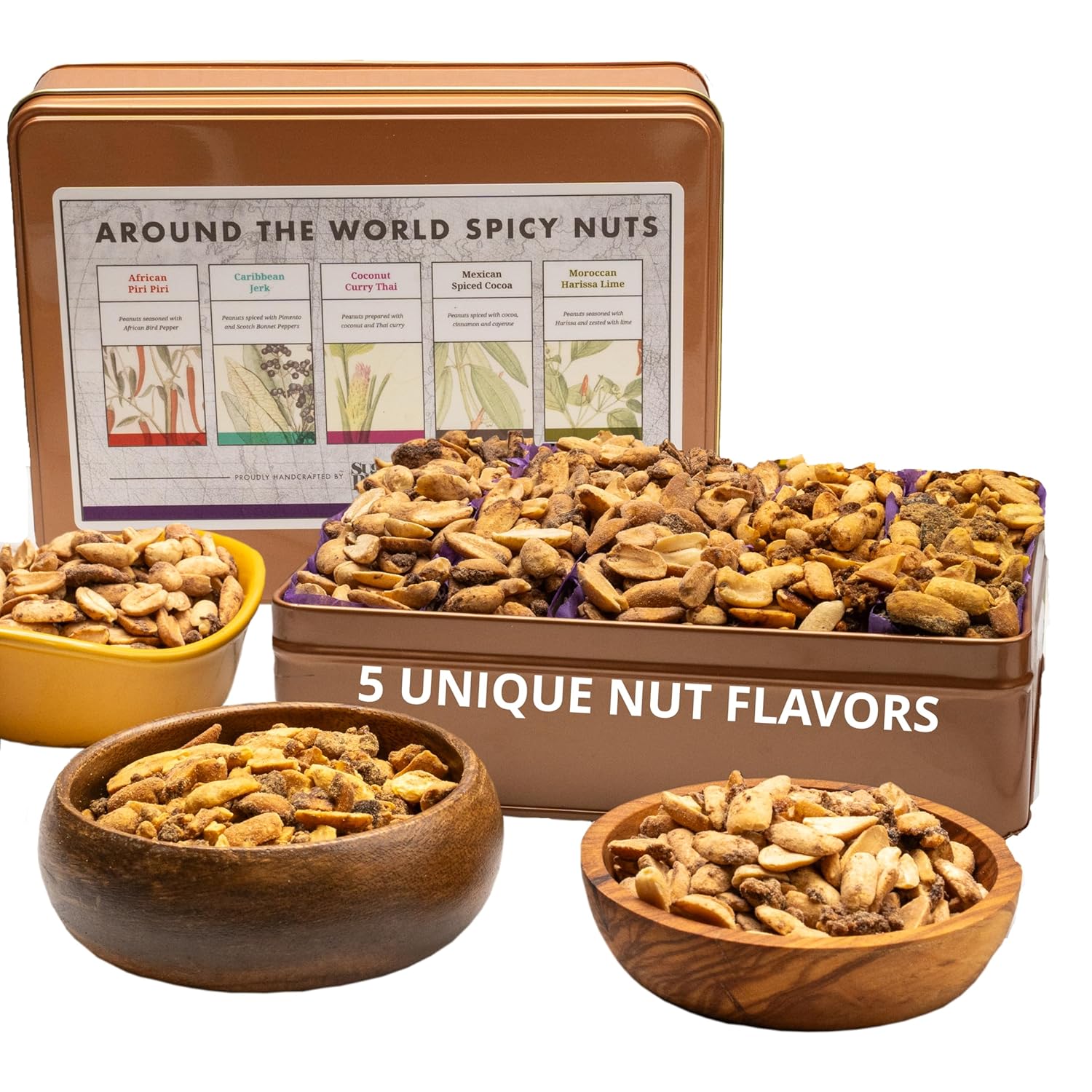 Amazon.com : Nut Gift Basket in Unique Tin Box, Great Gift for Men ...
