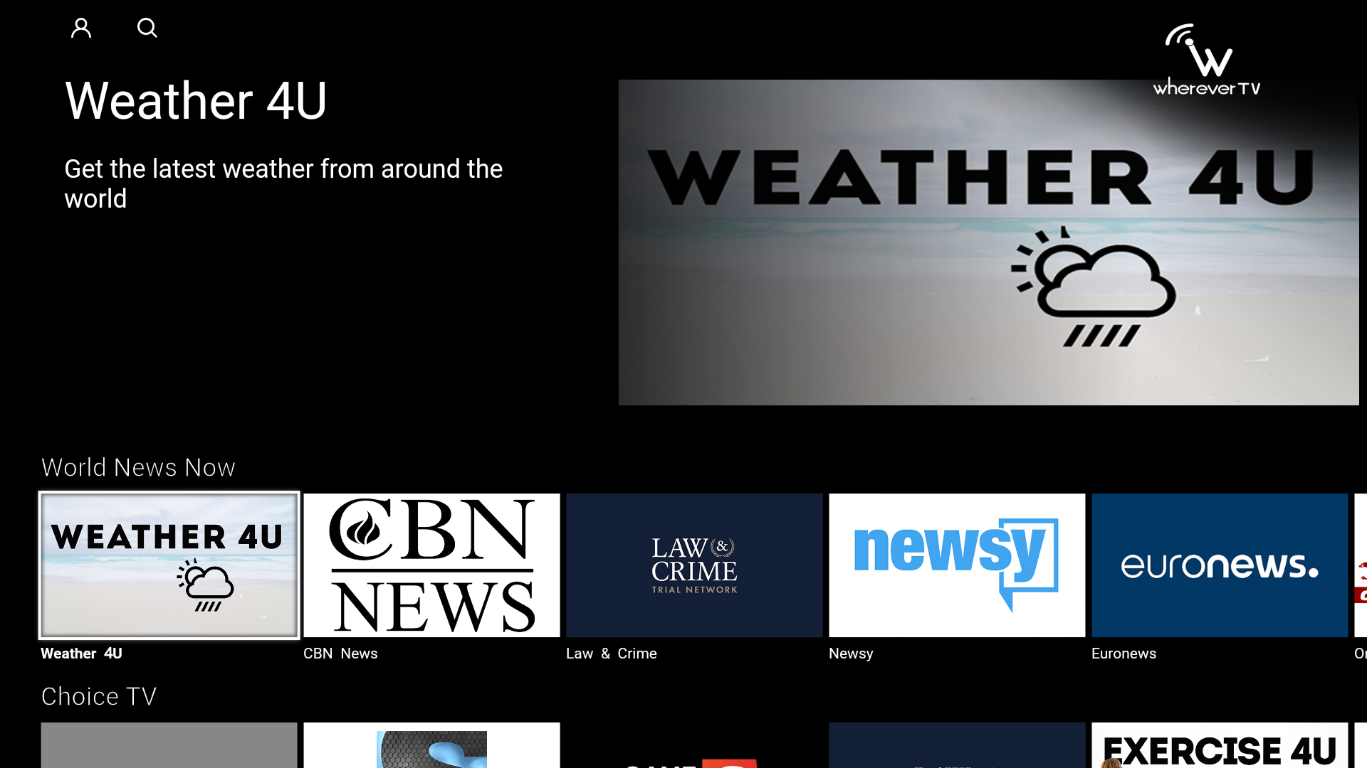 Wherever TV - App on Amazon Appstore