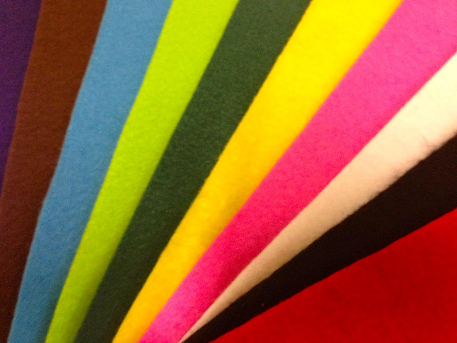 Special Assorted Felt Pack - 10 Sheets in Assorted Colours by Bombay ...