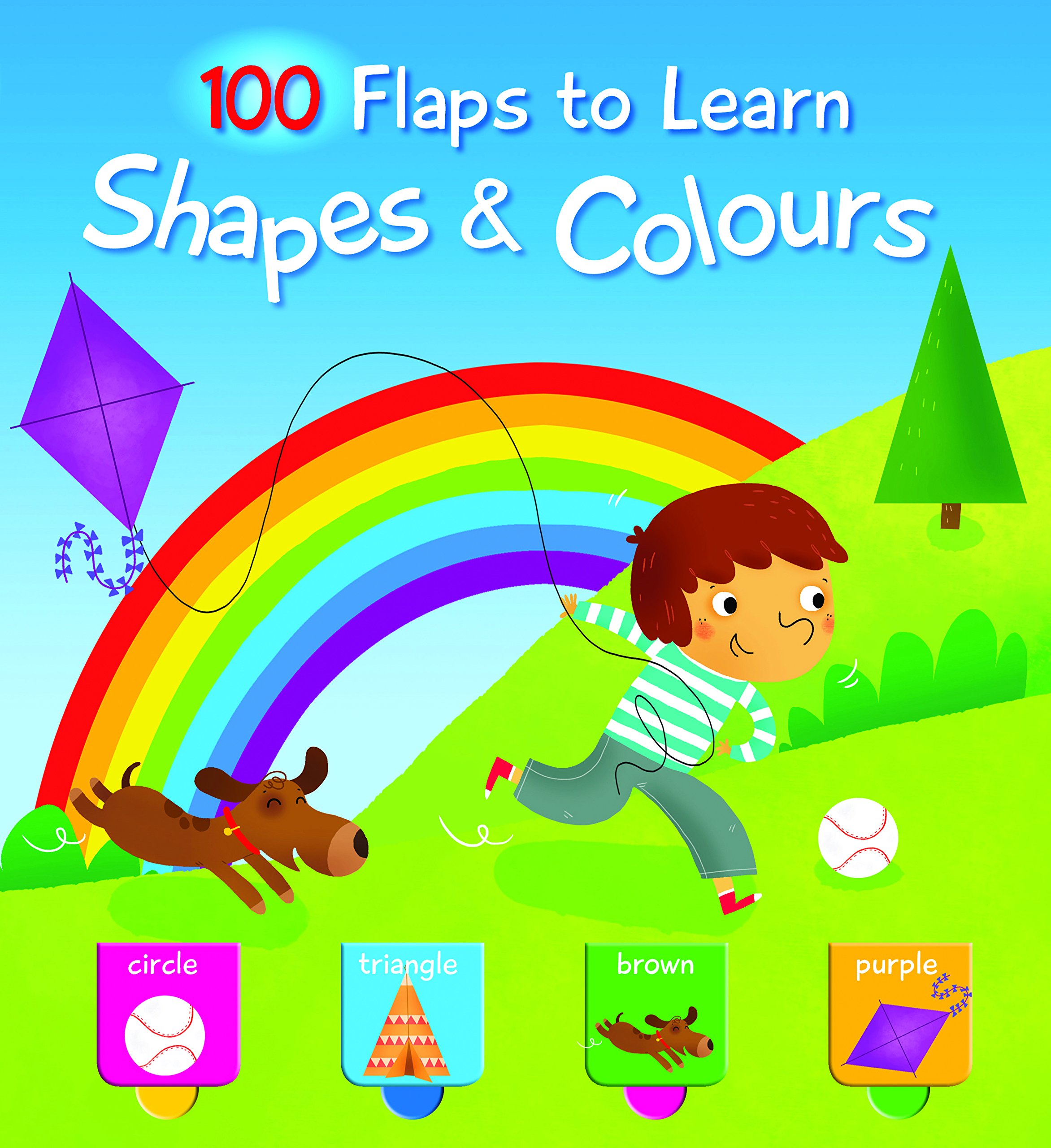 100 Flaps to Learn: Shapes and Colours: Yoyo Books: 9789462447028 ...