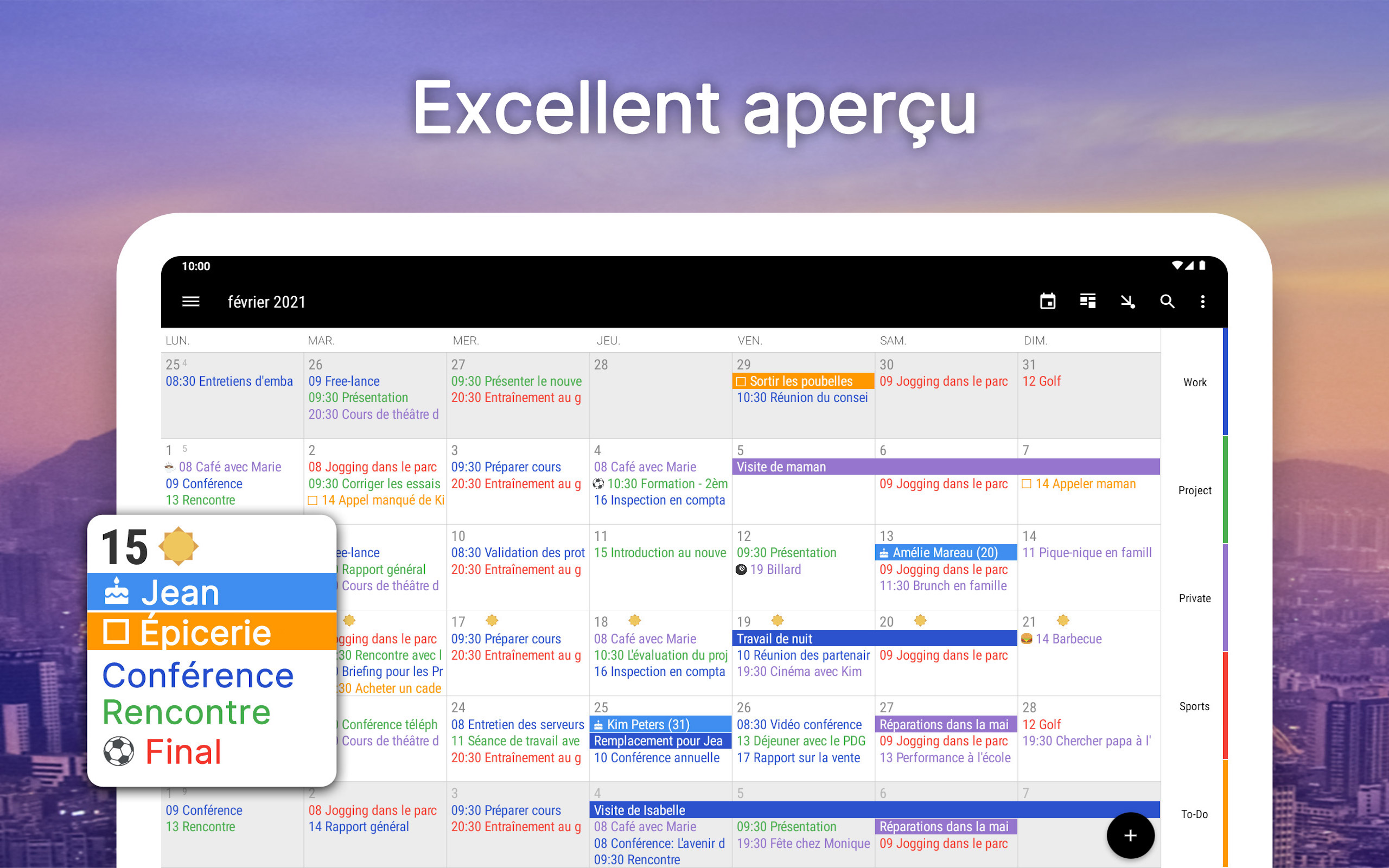 Agenda Business - Calendrier, Planning & Organisation - Application sur ...