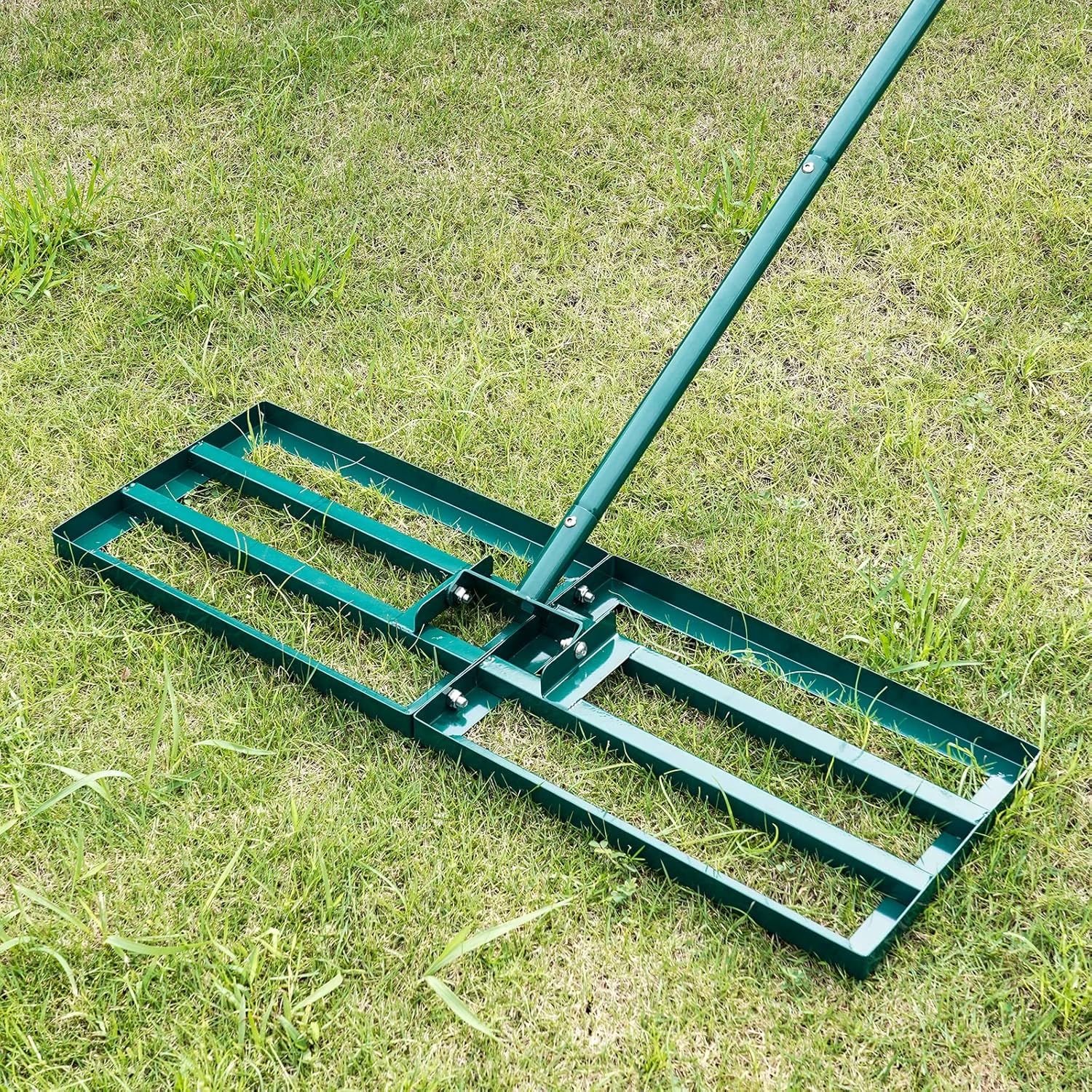 Amazon.com : Signstek Lawn Leveling Rake, Stainless Steel Lawn Leveler ...