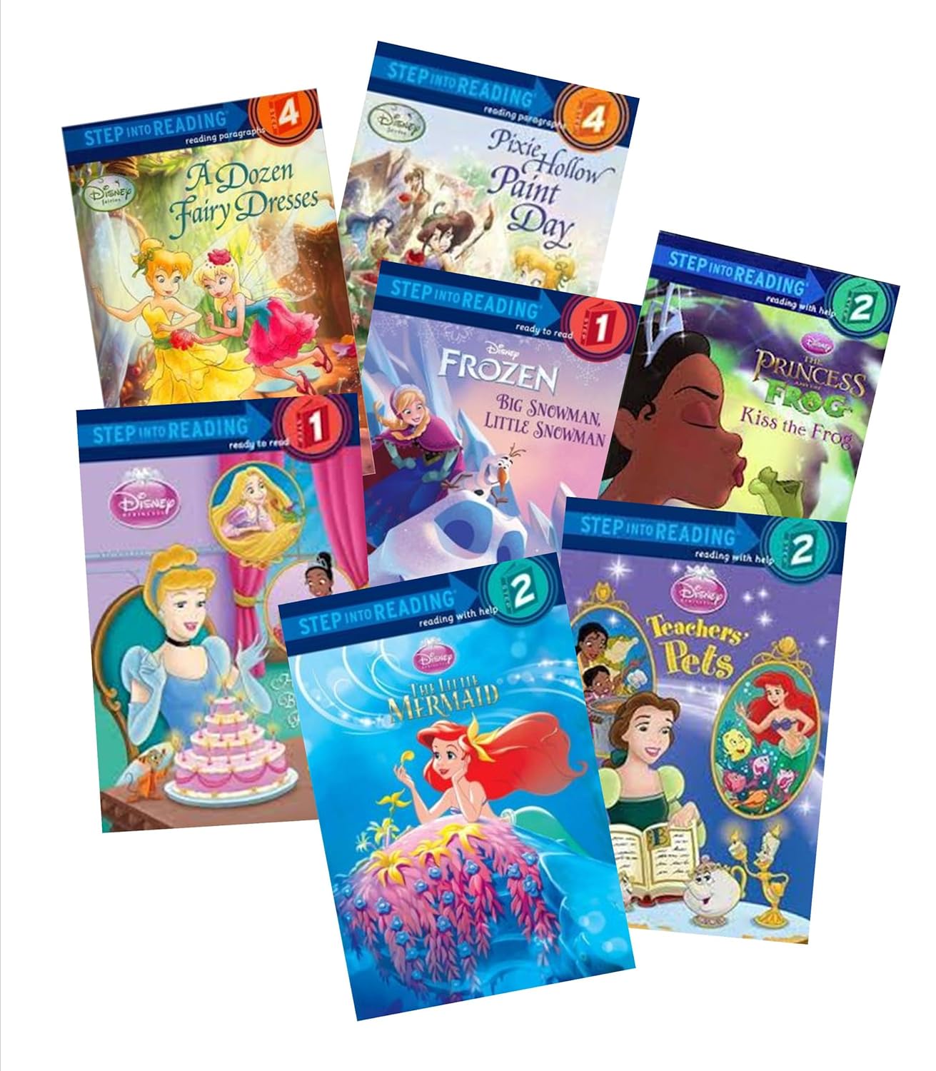 Disney Princess & Disney Fairies Step Into Reading Book Set : Sweetest ...