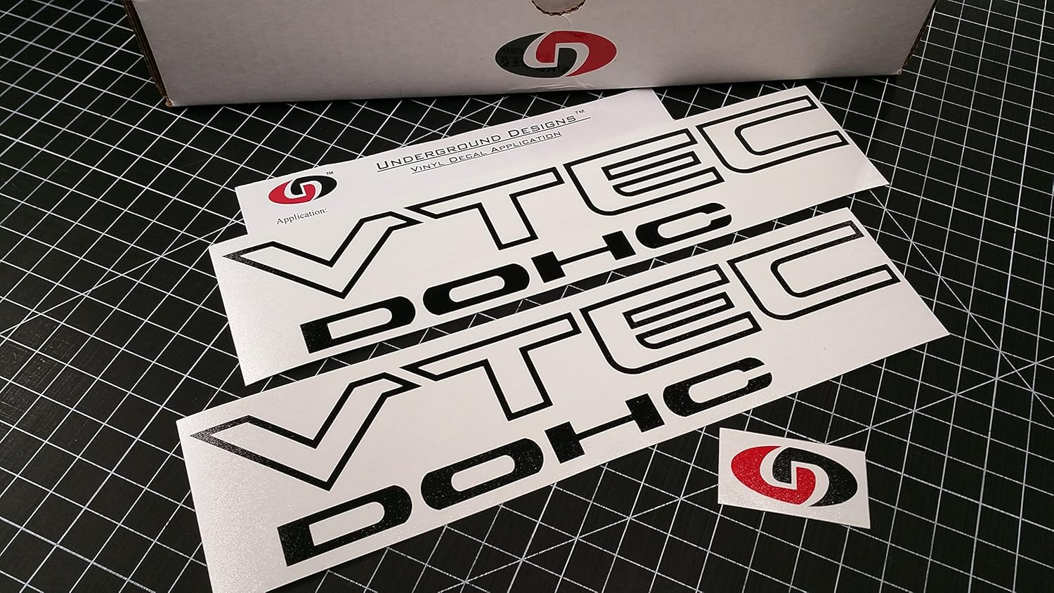 Amazon.com: UNDERGROUND DESIGNS VTEC DOHC Vinyl Decal Sticker Import ...