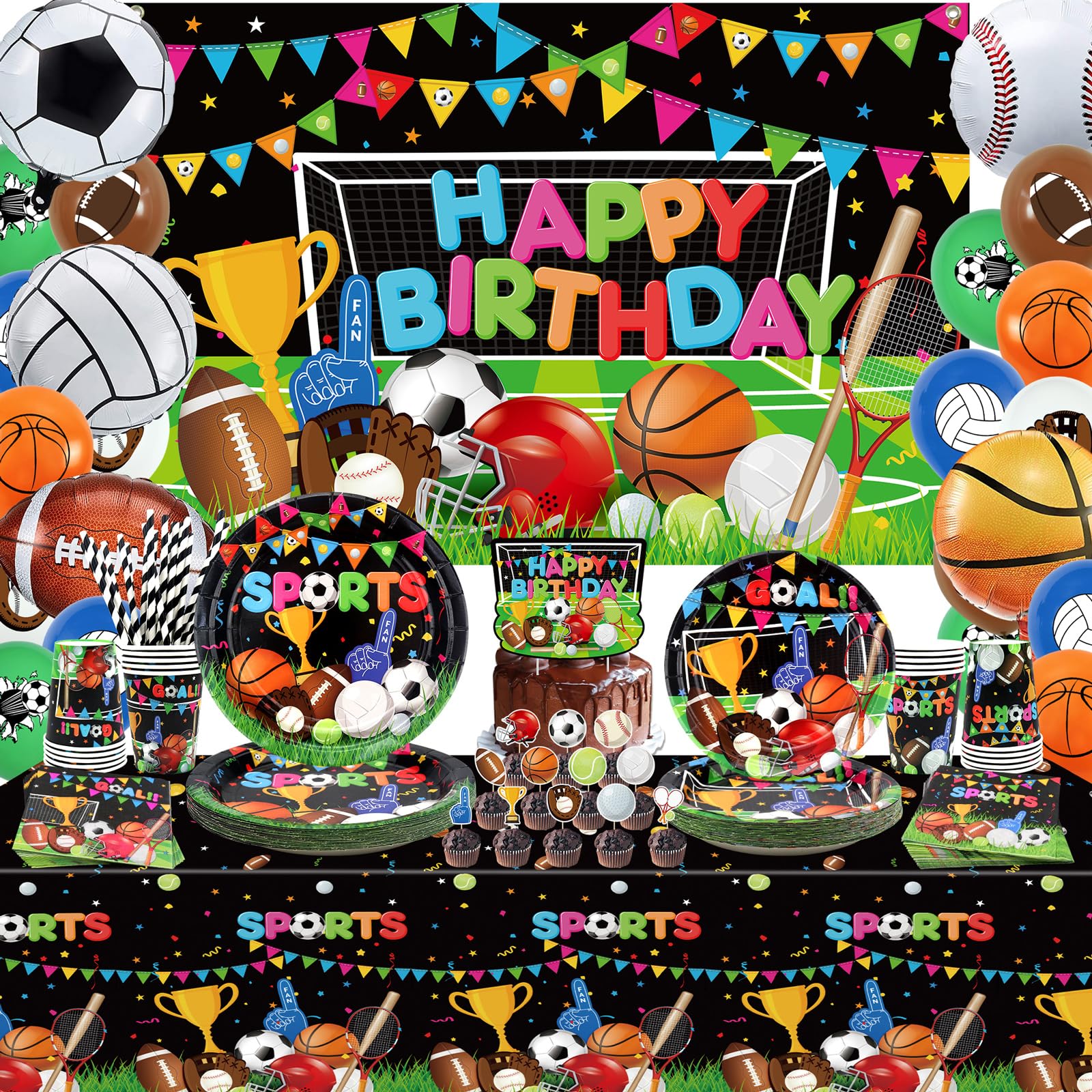 Sports Theme Decorations Game Day Party Collection | Football Party
