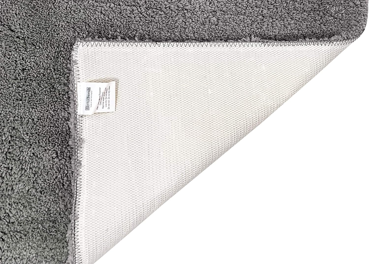 Better Trends 100 Percent Polyester in Vibrant Colors, Grey, 17″ x 24 ...