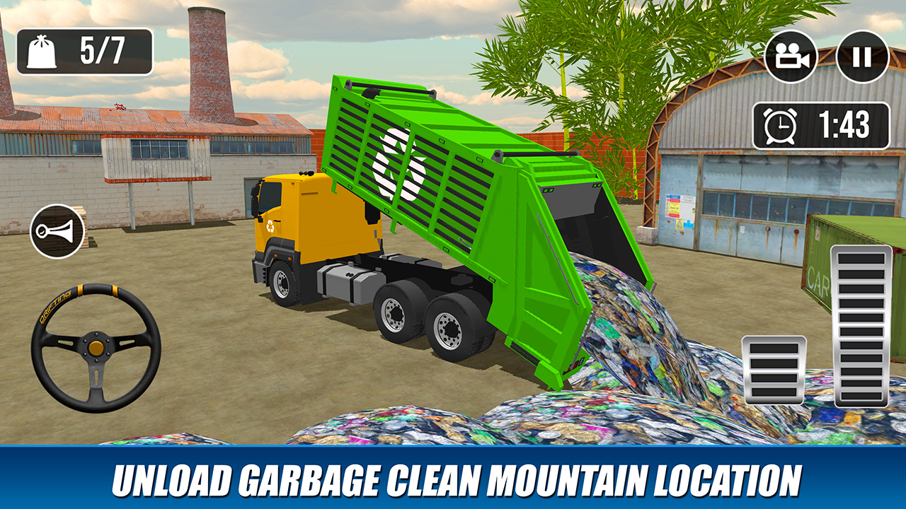 Garbage Truck Games : Trash Truck Driving Simulator - Waste Garbage ...