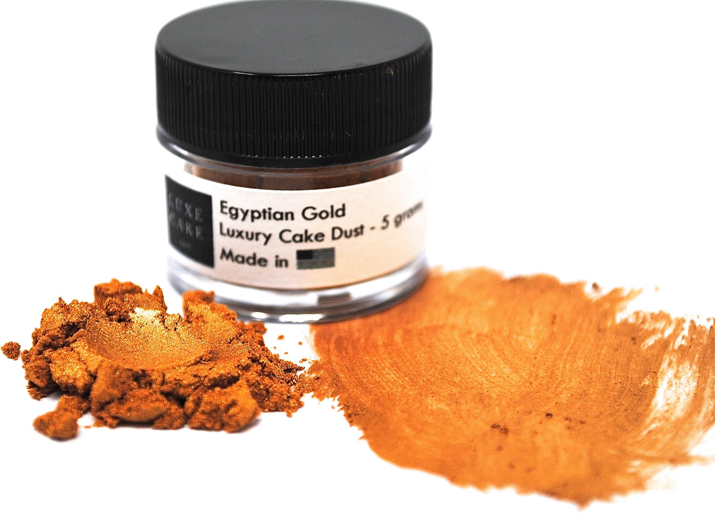 Amazon.com : EGYPTIAN GOLD Luster Dust Luxury Cake Dust, 5 grams, USA ...