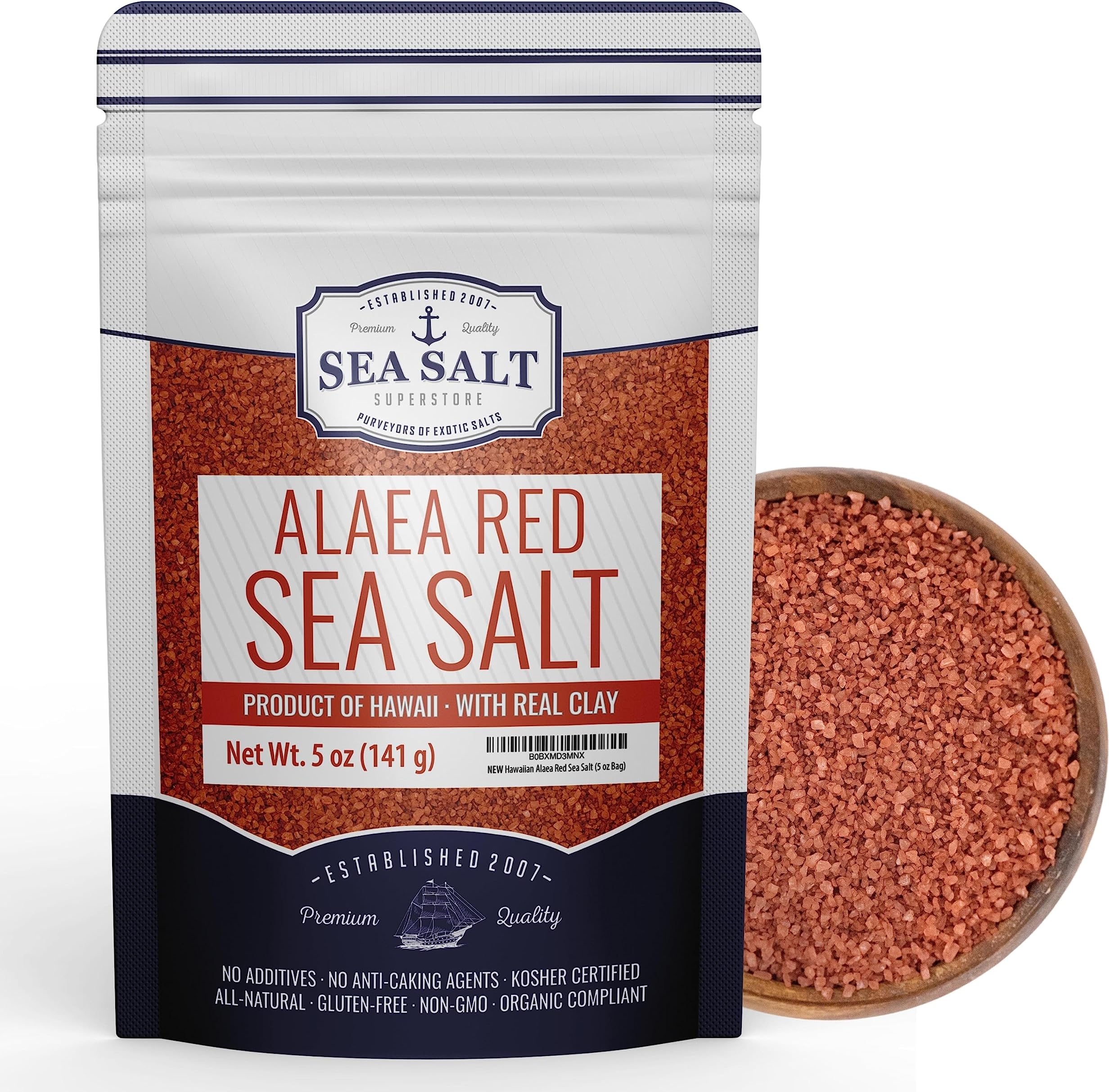 Amazon.com : Three Tin Gift Box of Hawaiian Sea Salts, Alaea Red, Kona ...