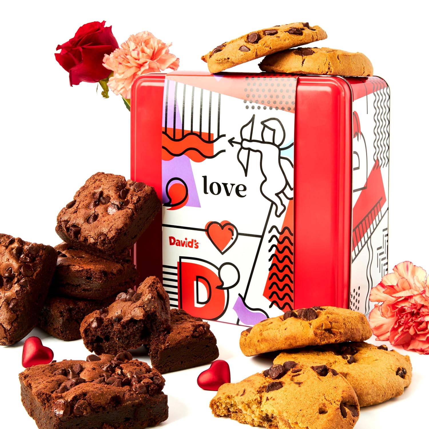 David’s Cookies Galletas y brownies surtidos sin gluten de 2 libras ...