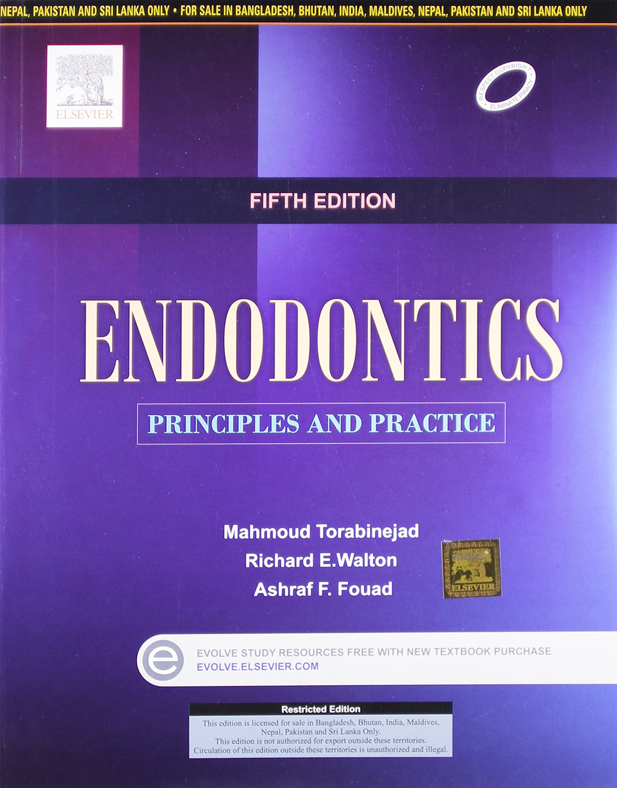 Endodontics, 5 Ed.: Torabinejad Walton: 9788131238899: Amazon.com: Books