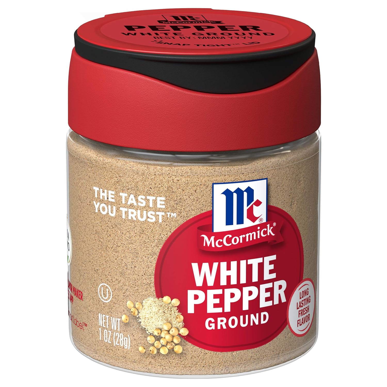 Amazon.com : McCormick Ground White Pepper, 1 oz : Grocery & Gourmet Food