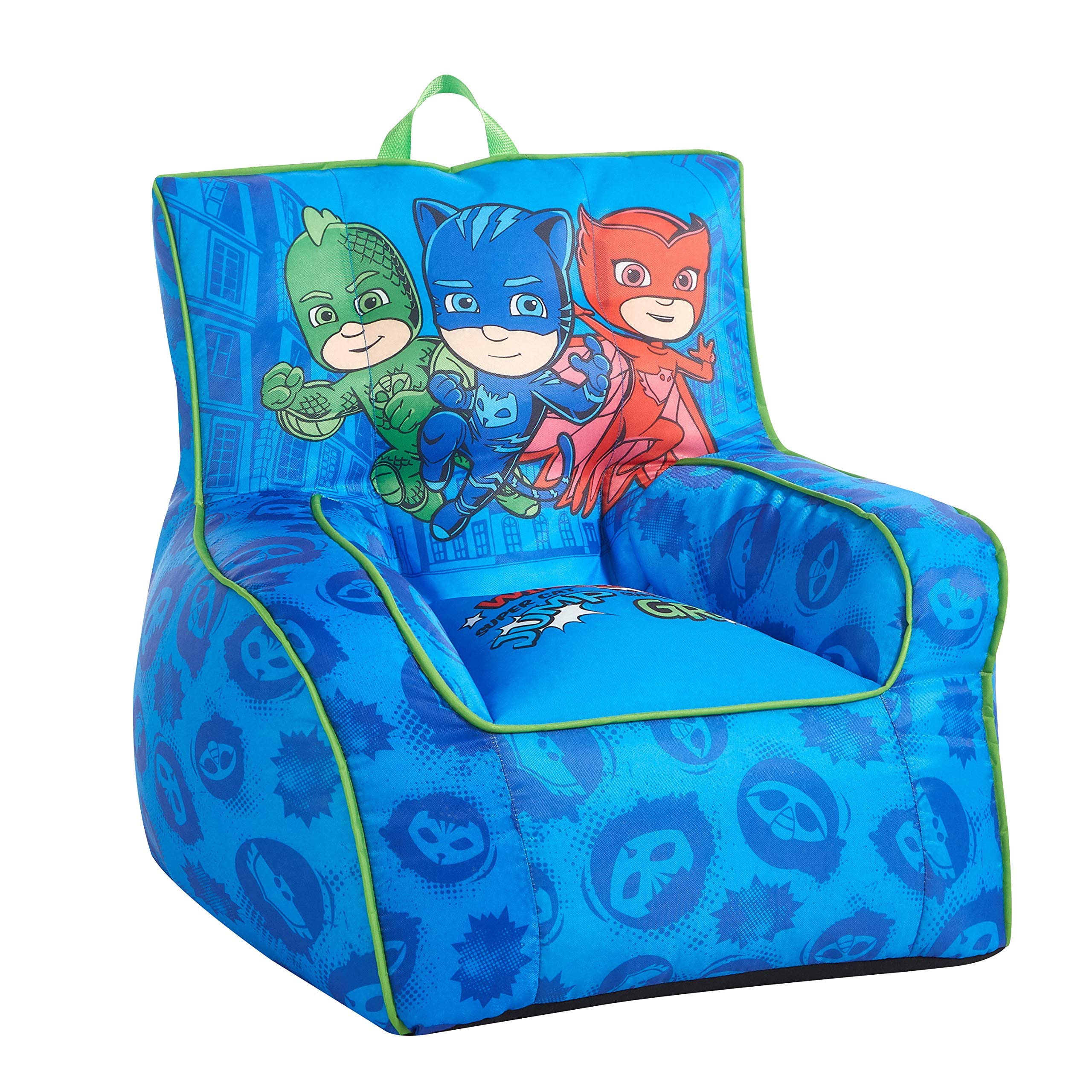 Snapklik.com : Idea Nuova PJ Mask Toddler Nylon Bean Bag Chair
