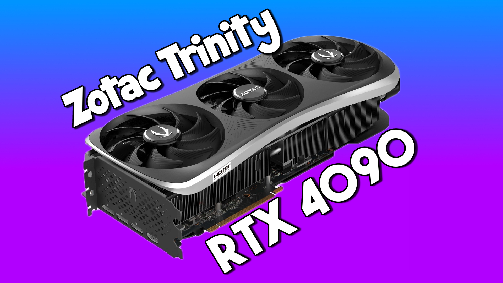 Watch ZOTAC RTX 4090 Gaming Trinity OC 24GB Review on Amazon Live