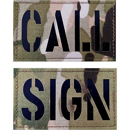 Amazon.com: Custom 3.5x2 Inch Infrared IR Laser Cut ID Panel Patch ...