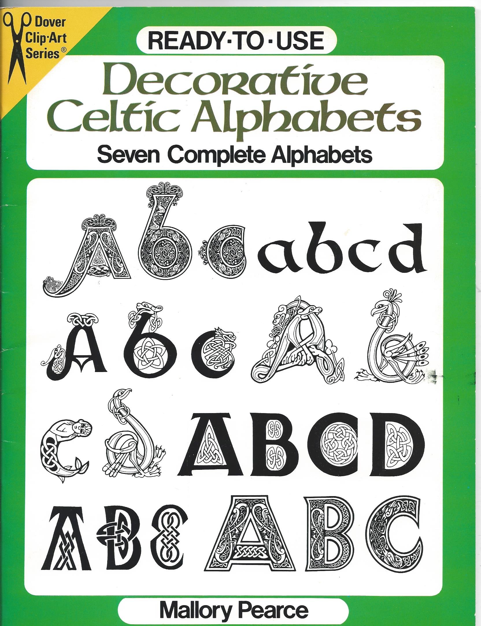 Ready-to-Use Decorative Celtic Alphabets (Dover Clip Art Ready-to-Use ...
