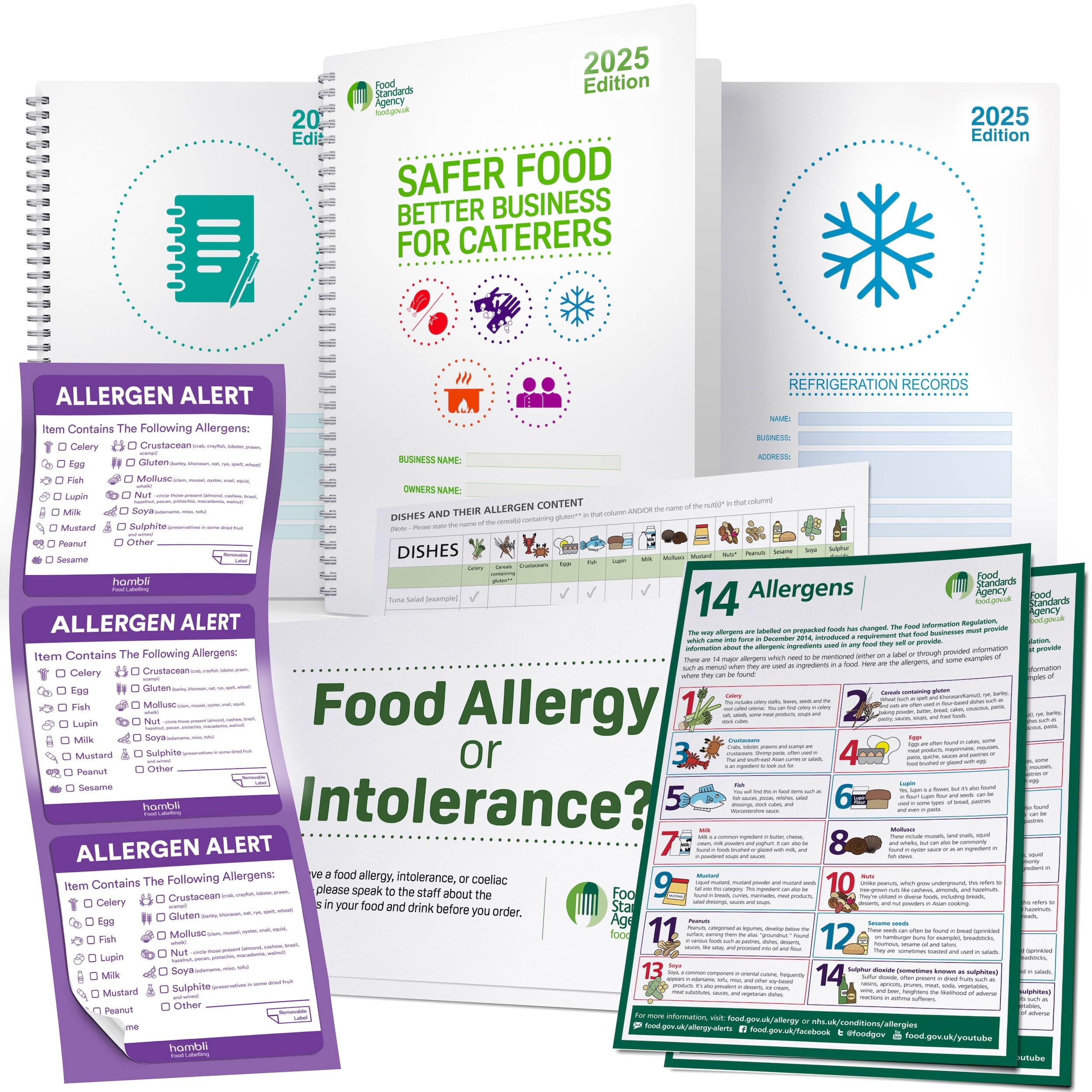 Safer Food Better Business 2025, Food Safety Book for Caterers, 13 ...