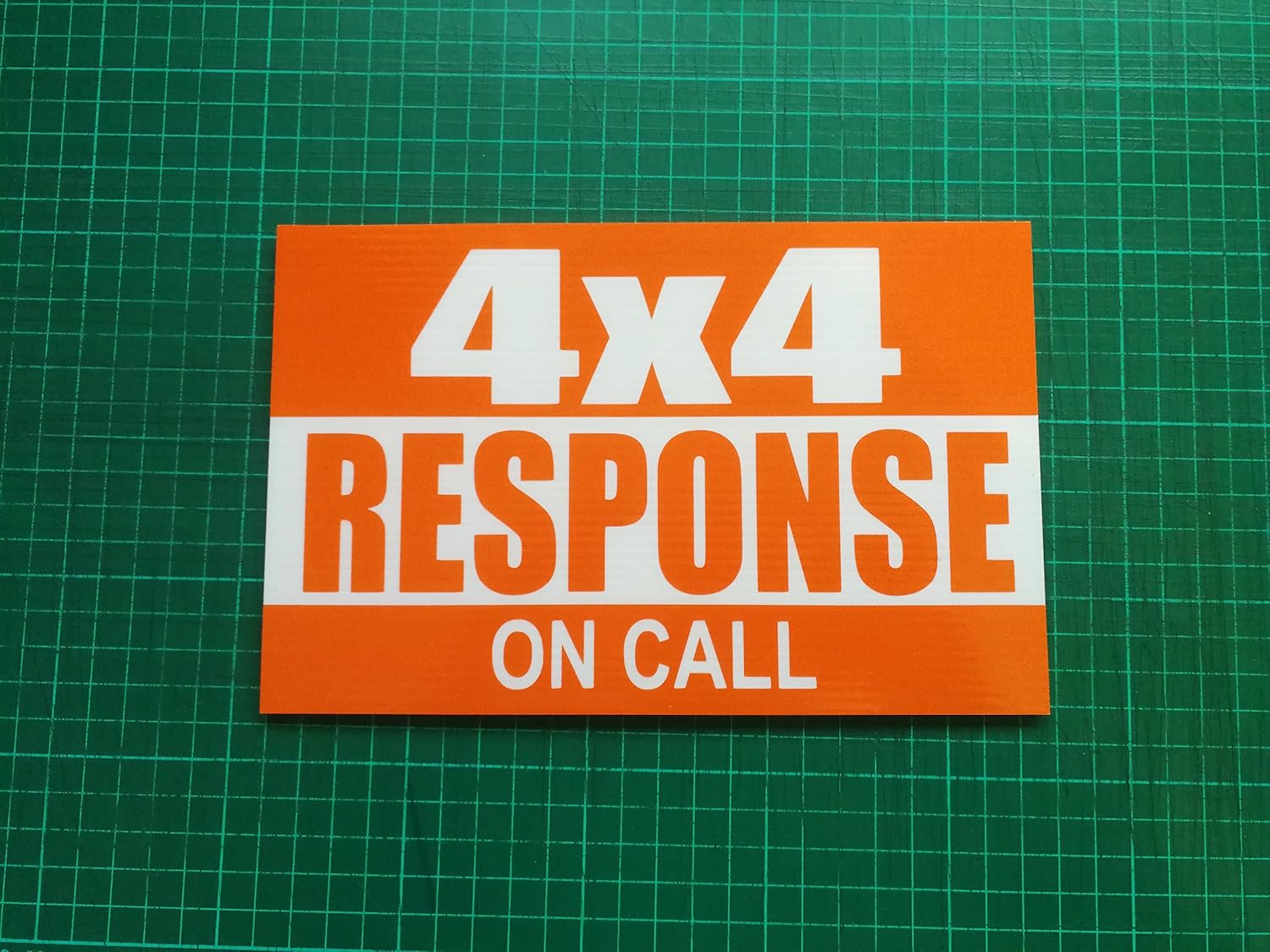 4X4 RESPONSE DASHCARD DASH CARD Rescue Responder Lowland Rescue Cave ...