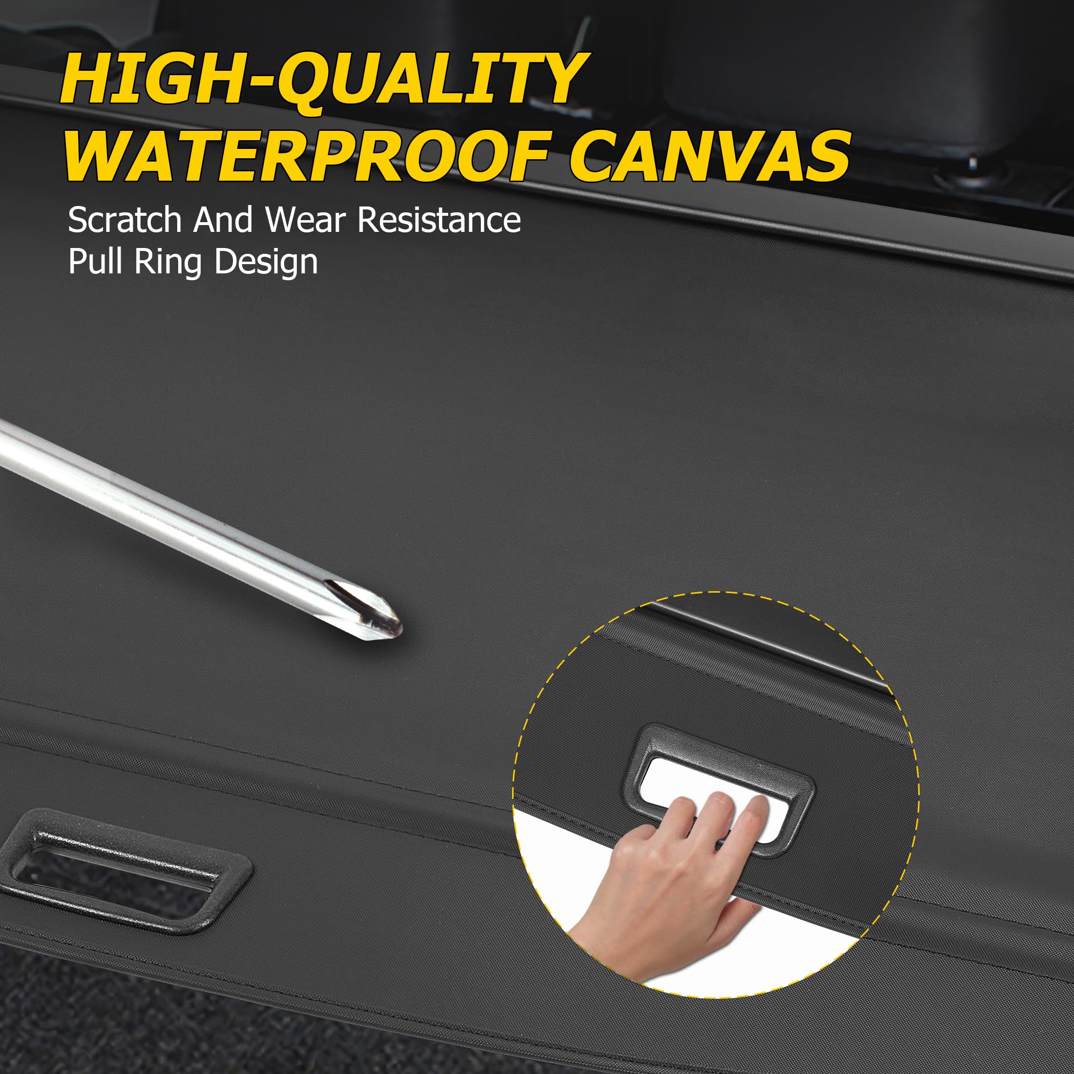 Snapklik.com : Retractable Cargo Cover For Chevy Chevrolet Equinox GMC ...