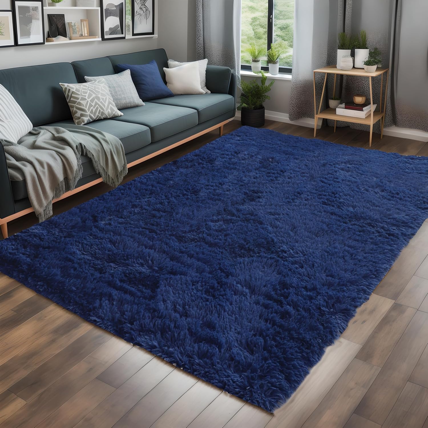 Amazon.com: Poboton Super Soft Shaggy Area Rugs Fluffy Carpets, Indoor ...