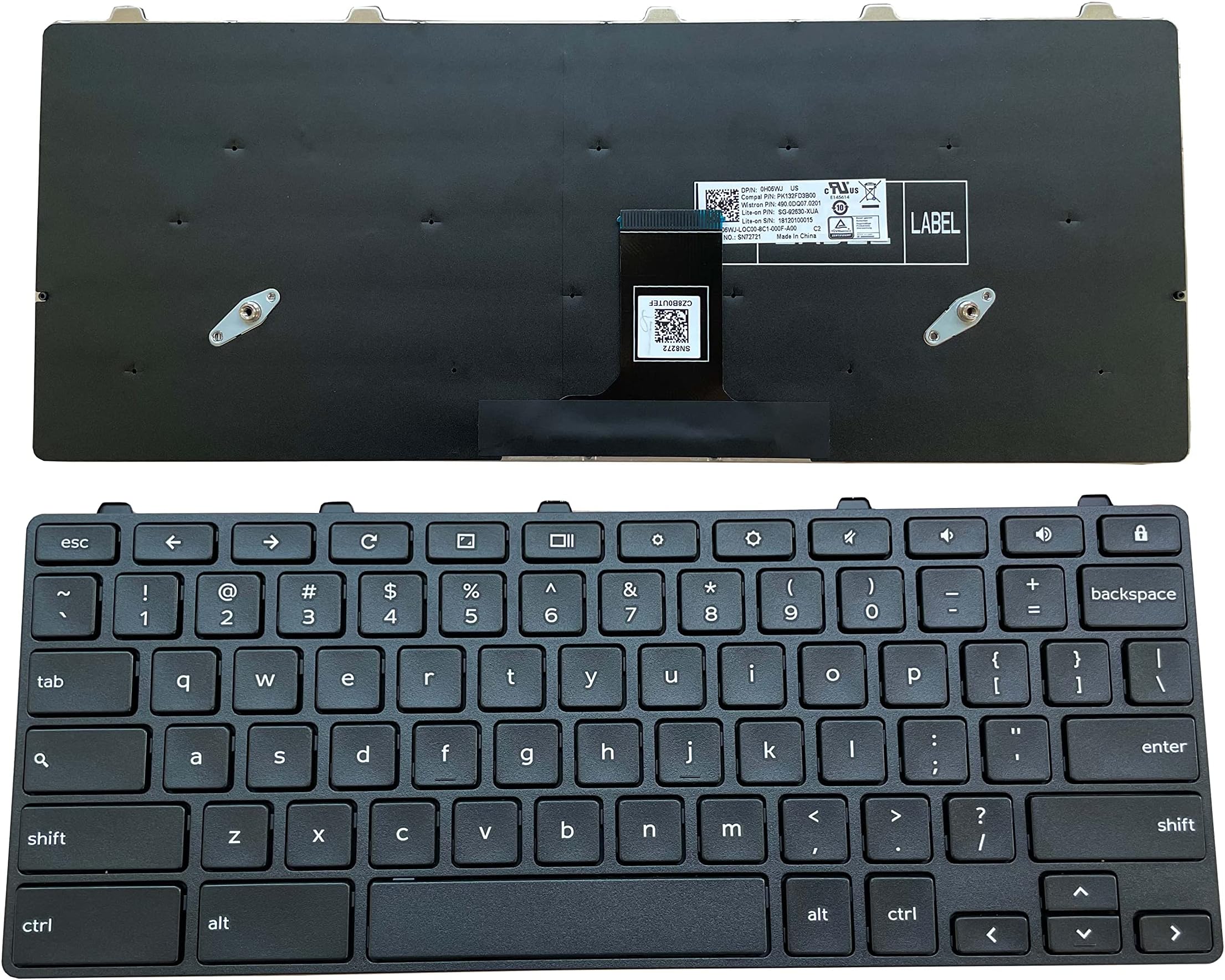 Amazon.com: WWGTMC Replacement Keyboard Key for Dell Chromebook 11 3100 ...