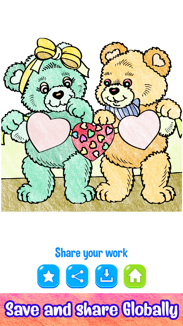 Teddy Bear Color by Number - Grownups Paint + Glitter + Crayon Coloring ...