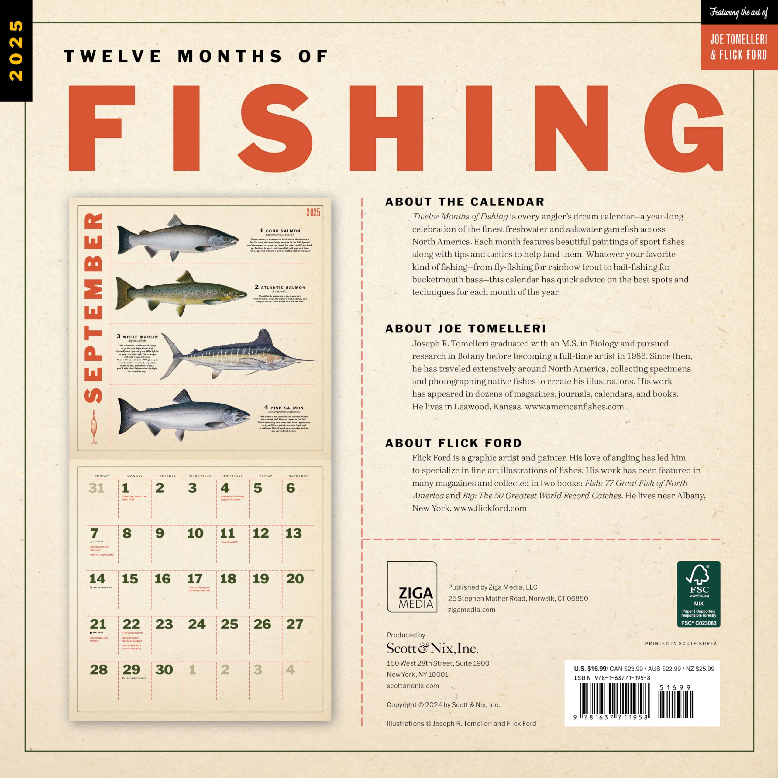 2014 Fish Calendar Printable Linda White's Handmade Annual Desk