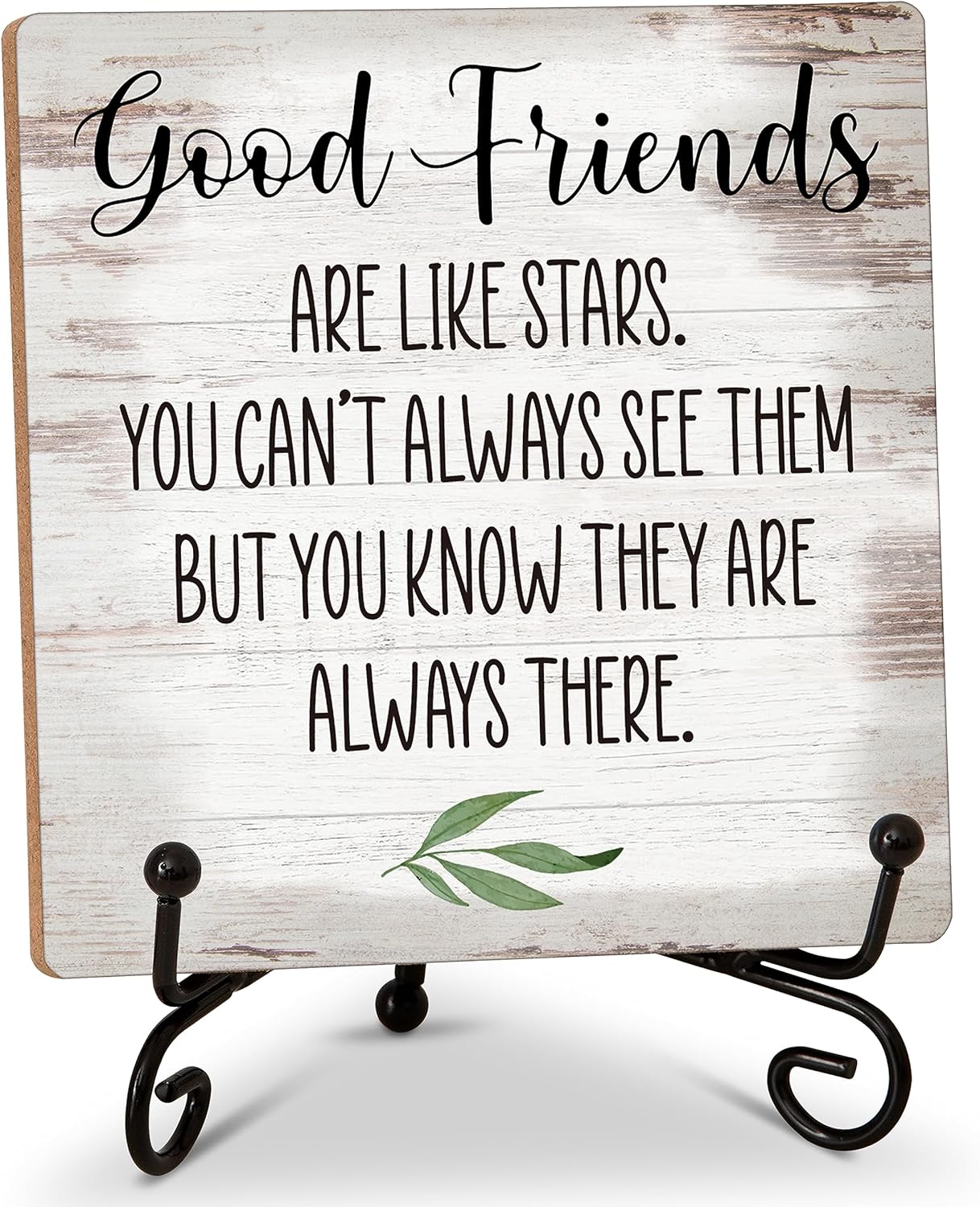 Amazon.com: Rustic Friendship Desk Decor Sign Gift, Thank You Gifts for ...