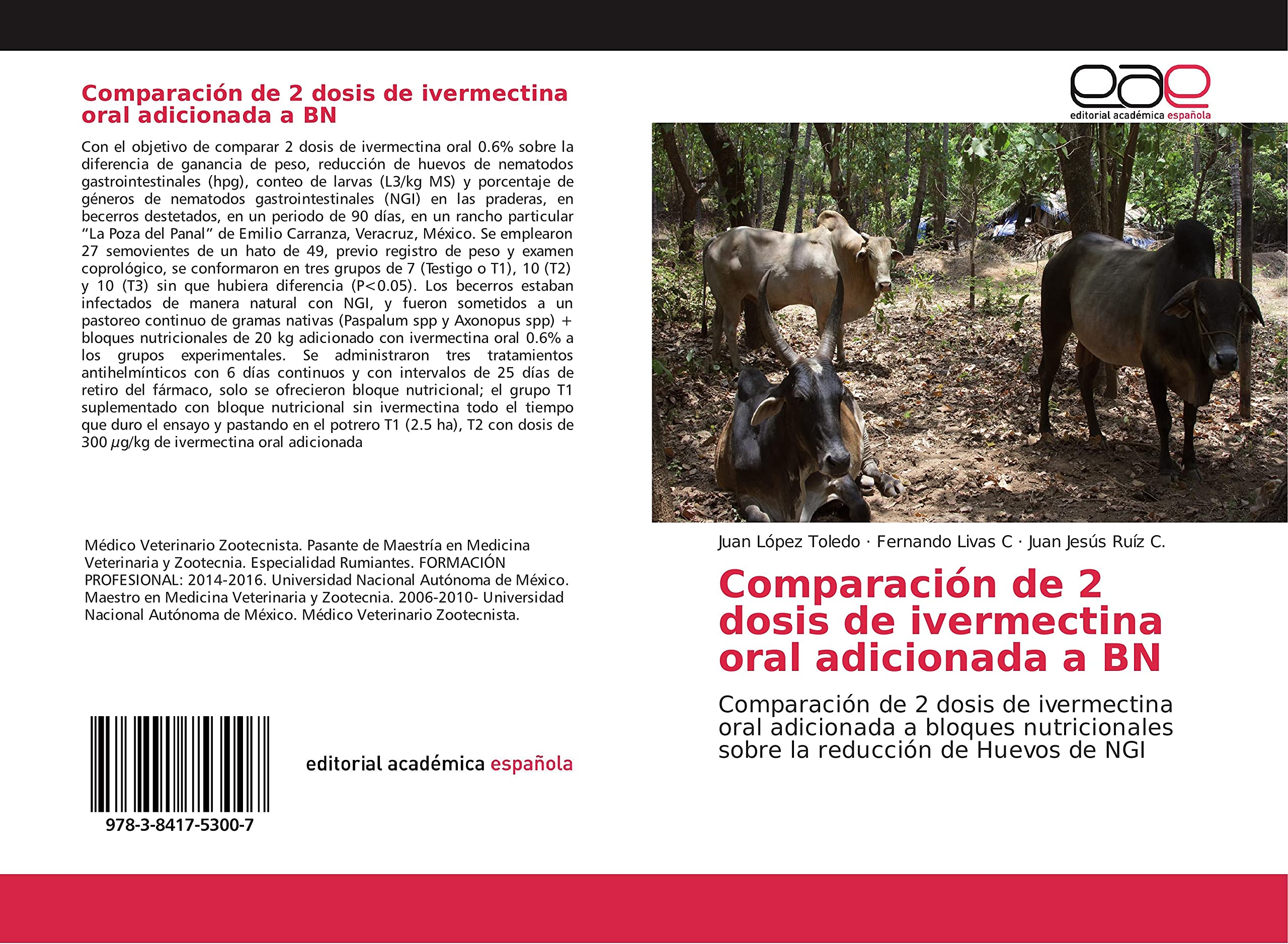 Comparación de 2 dosis de ivermectina oral adicionada a BN: Comparación ...