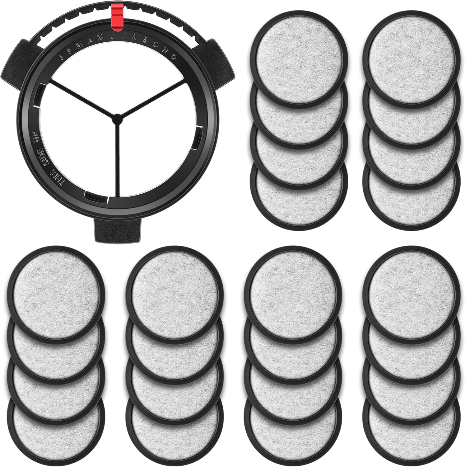 Amazon.com: 24PCS Replacement Coffee Maker Filtration Set Filter Disk ...