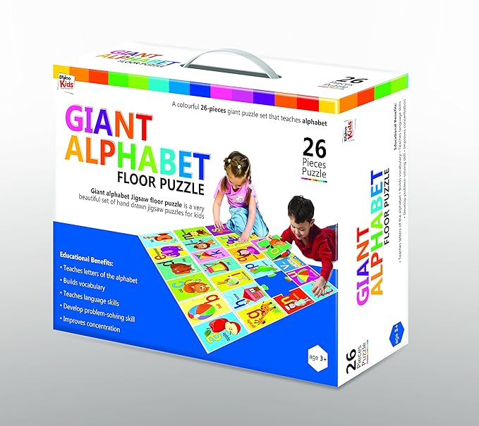 Buy Braino Kids Giant Alphabet Floor Puzzle Toys for Boys or Girls, 26 ...