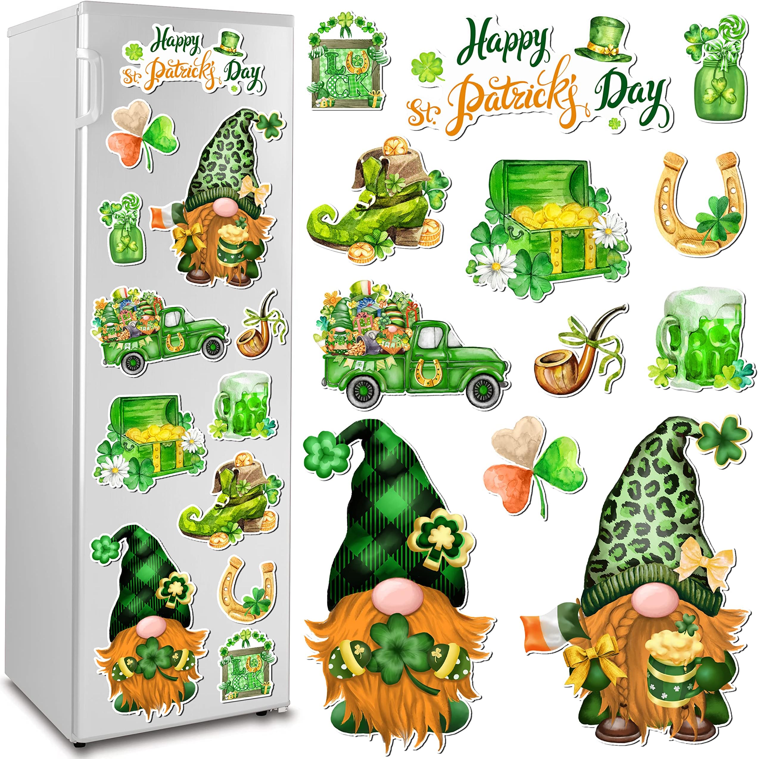 Amazon.com: St. Patrick's Day Magnets Decoration 12Pcs, Happy St ...