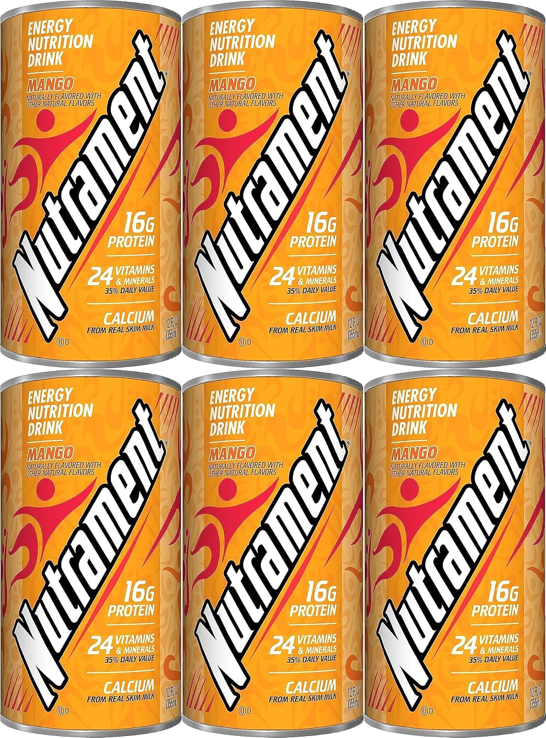 Amazon.com : Nutrament Nutritional Drink, Mango, 12 Ounce (Pack of 6 ...
