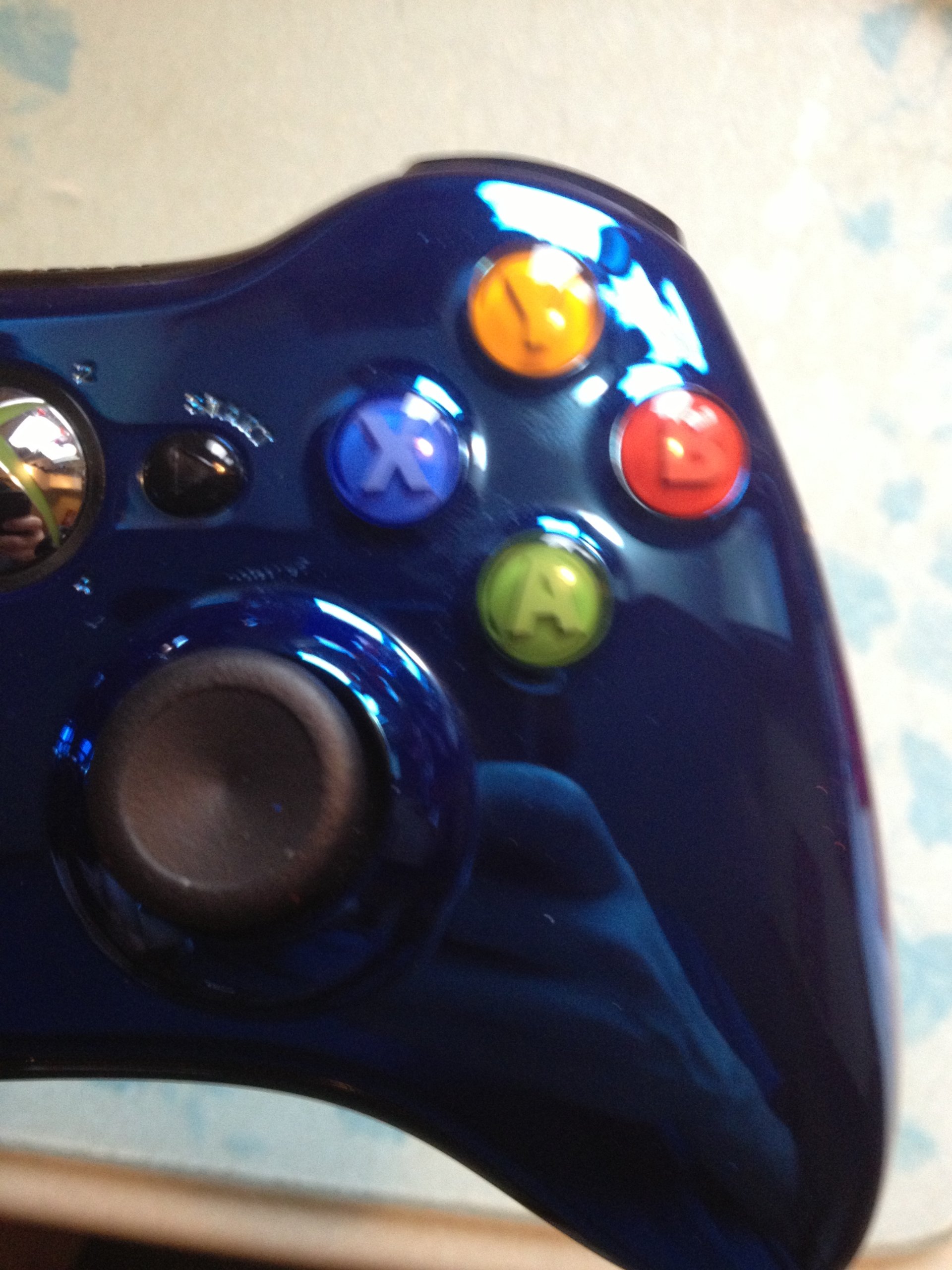 Blue Xbox 360 Controller