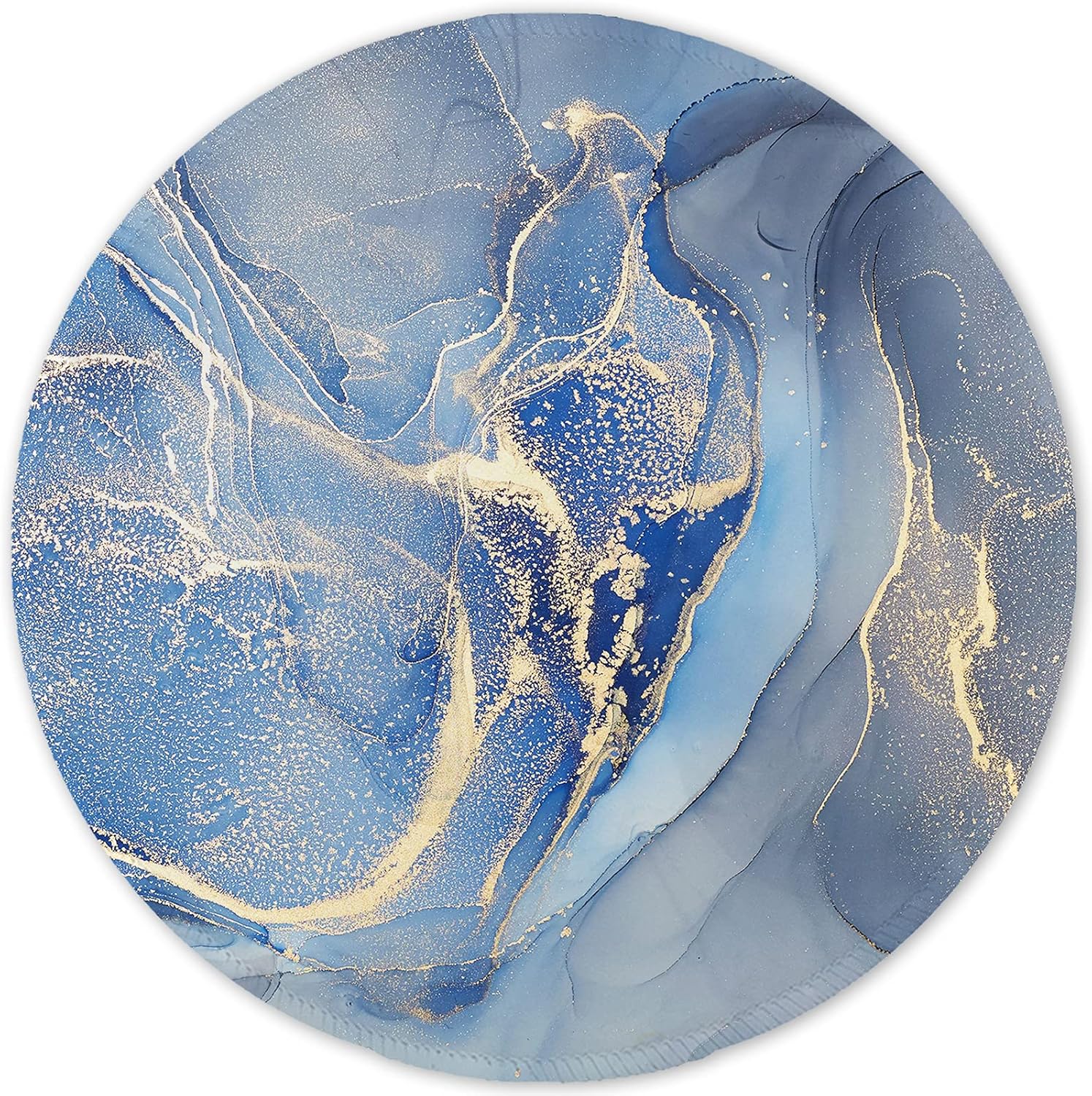 ITNRSIIET Mouse Mat Small Round Mouse Pad with Stitched Edge ...