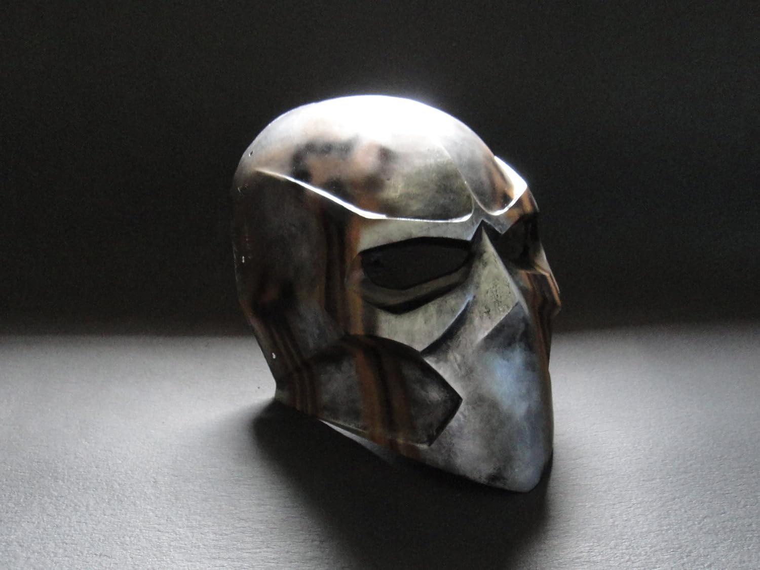 Amazon.com : ColdBloodArt #4 airsoft paintball mask - Rust Metal ...