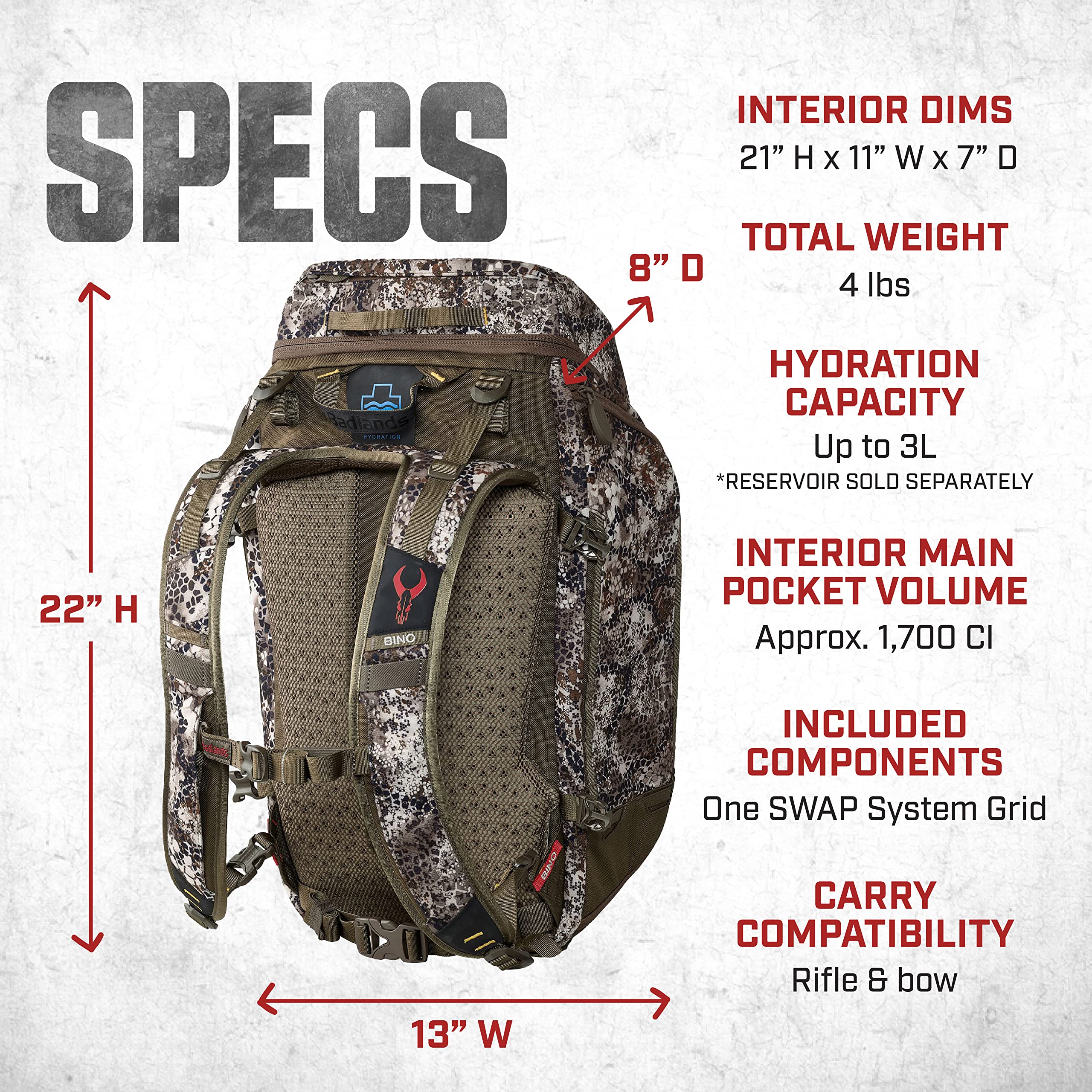 Snapklik.com : Badlands Connect PackCustomizable Hunting Backpack For ...