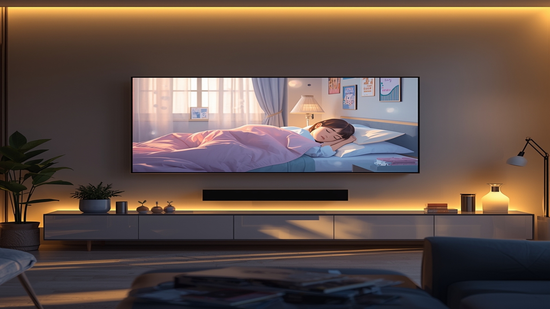 K-Pop Girls Sleep Aesthetic Screensaver – Cozy Bedroom Fire tv - App on ...