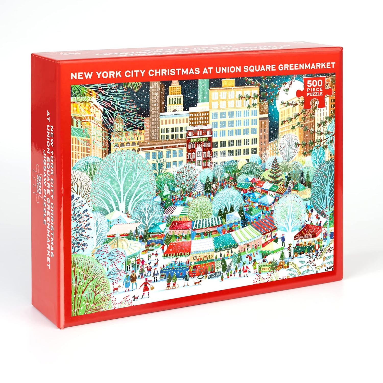 Union Square & Co. 500-Piece New York City Christmas Puzzle - Christmas ...