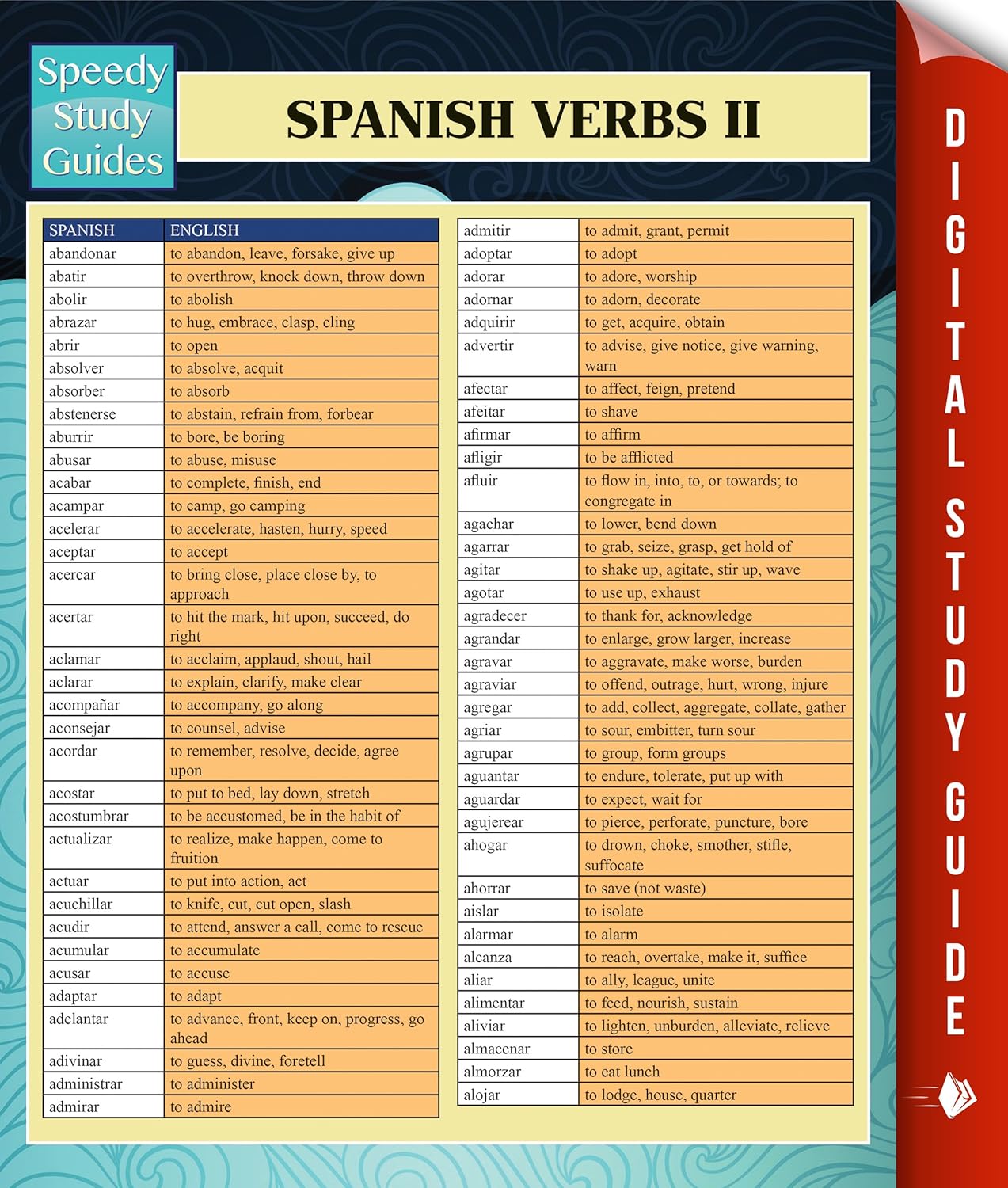 Amazon.com: Spanish Verbs II (Speedy Language Study Guides) eBook ...