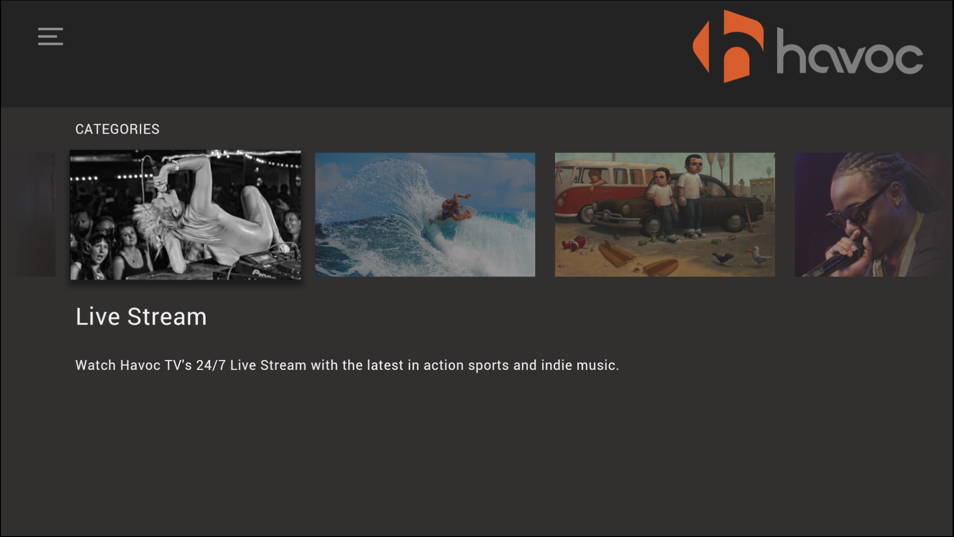 Havoc TV - Aplicativo na Amazon Appstore