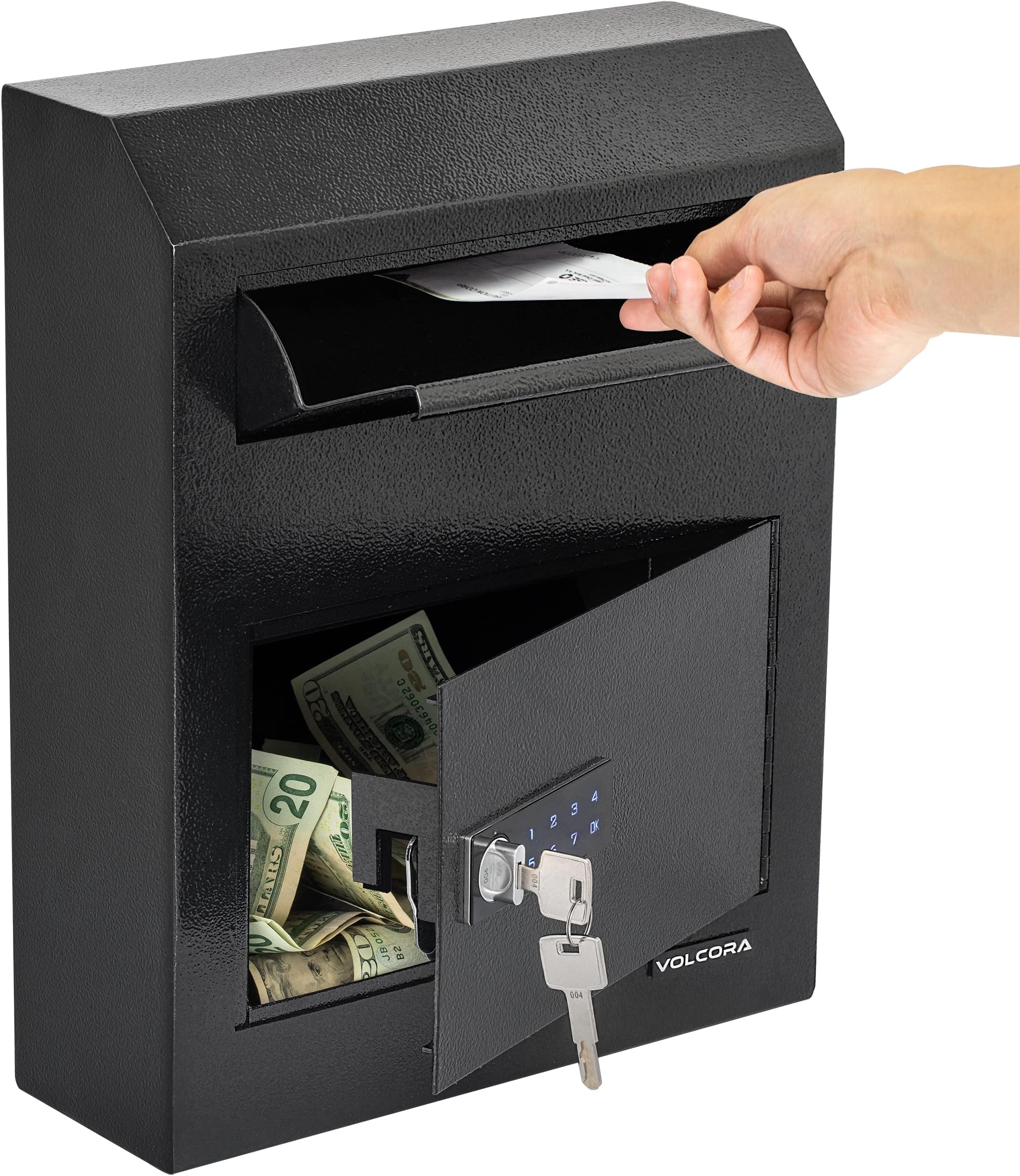Mountable Cash Drop Box with Tamper-Proof Slot. Great as a Key ...