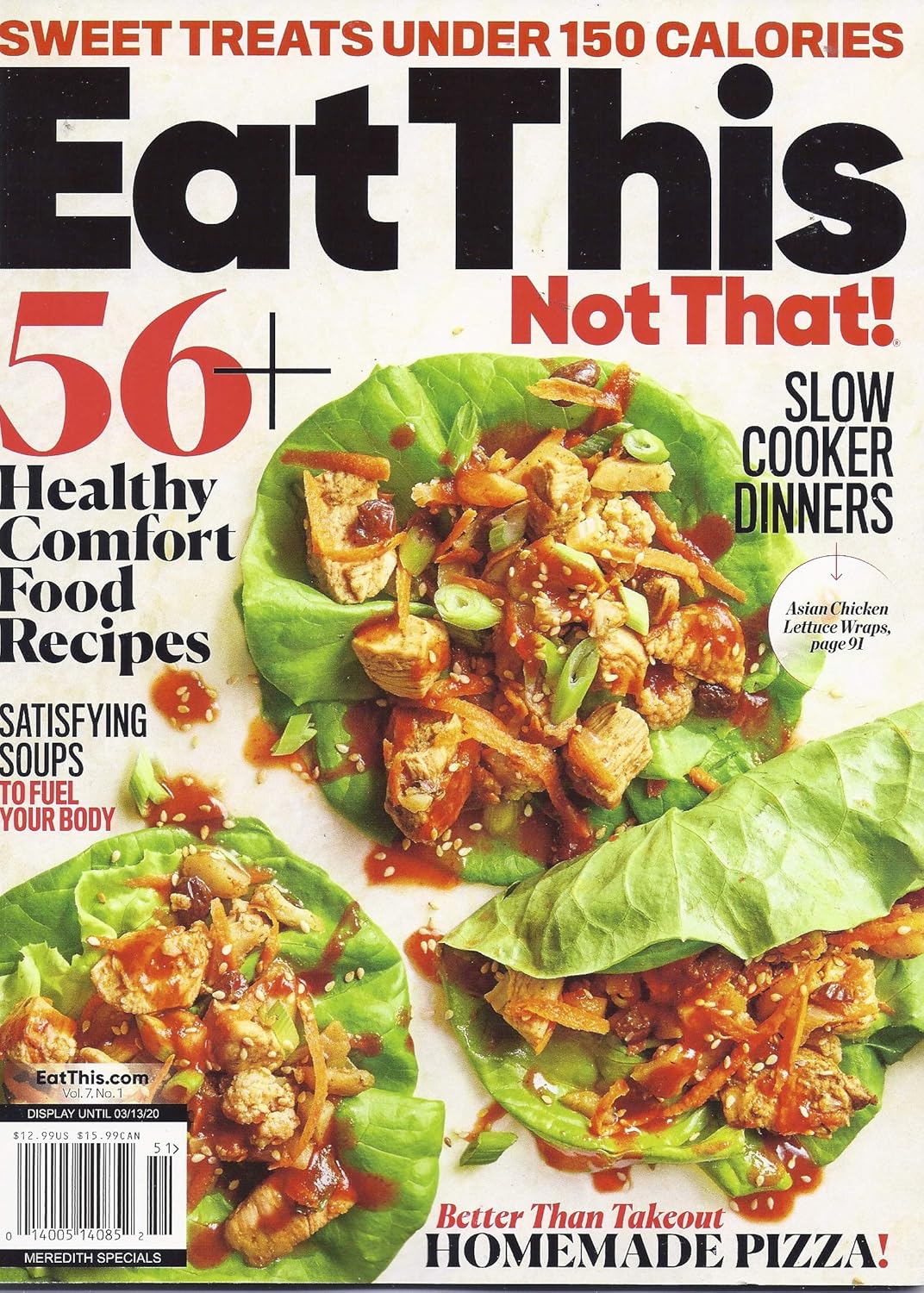 Eat this Not That Magazine 56 Delicious Recipes 2019: Amazon.com: Books